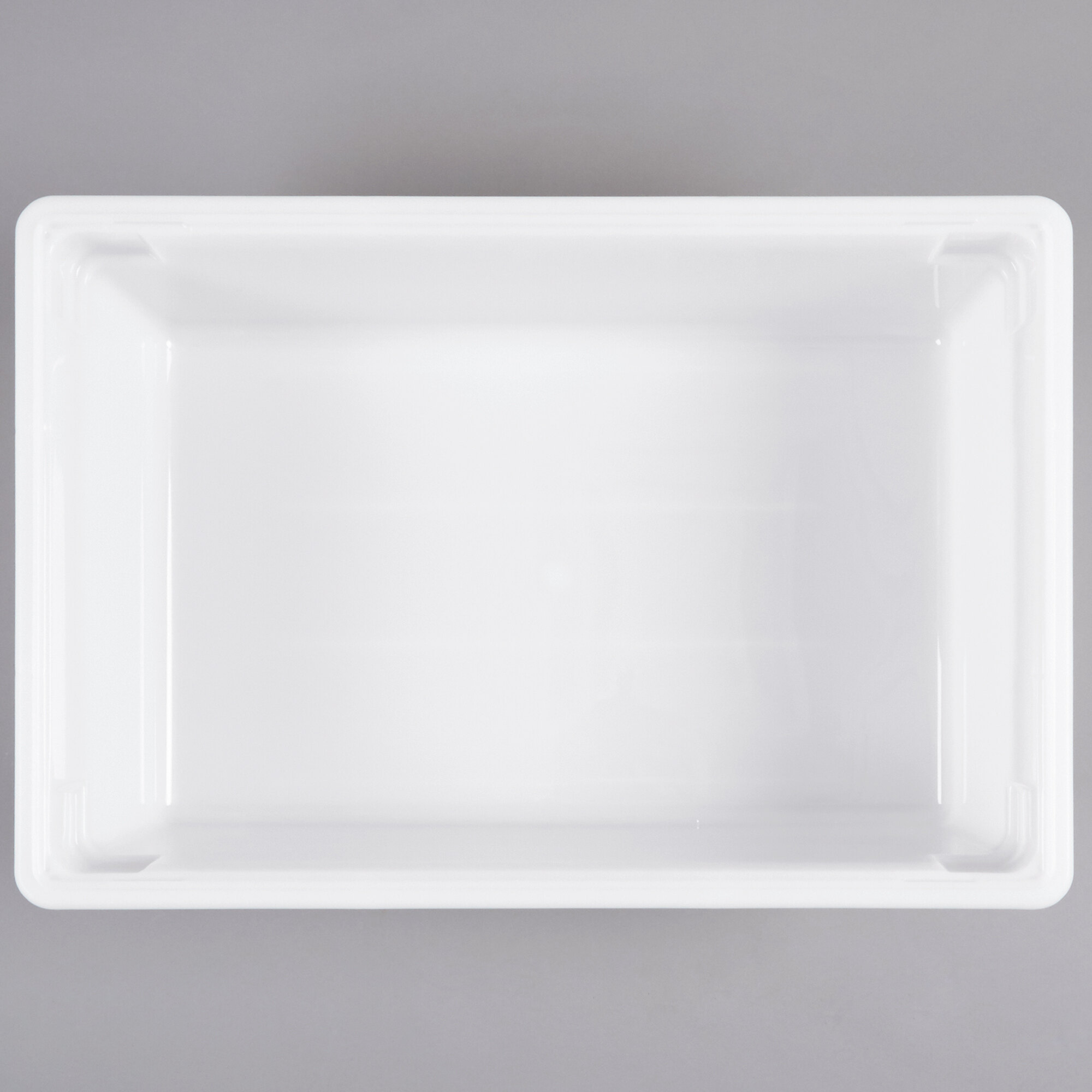 Carlisle 1064202 StorPlus 26" x 18" x 9" White Food Storage Box