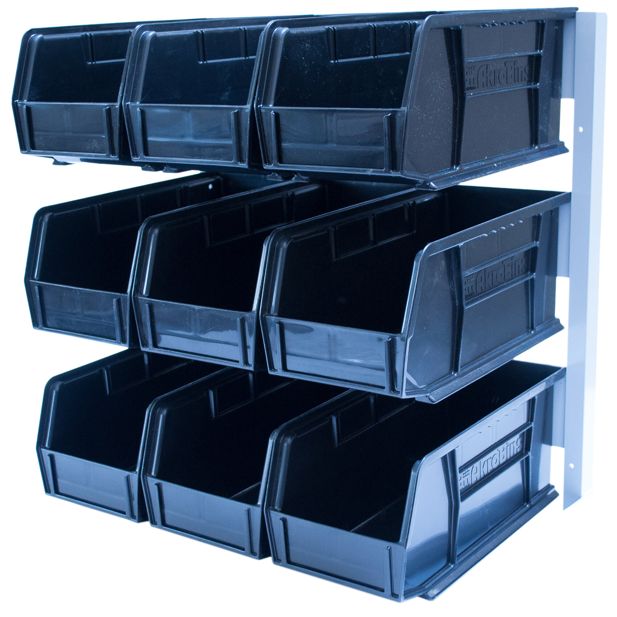 Carlisle 381109LG 18" x 12" x 19" Aluminum 3-Tier Packet Rack with 3.5 ...