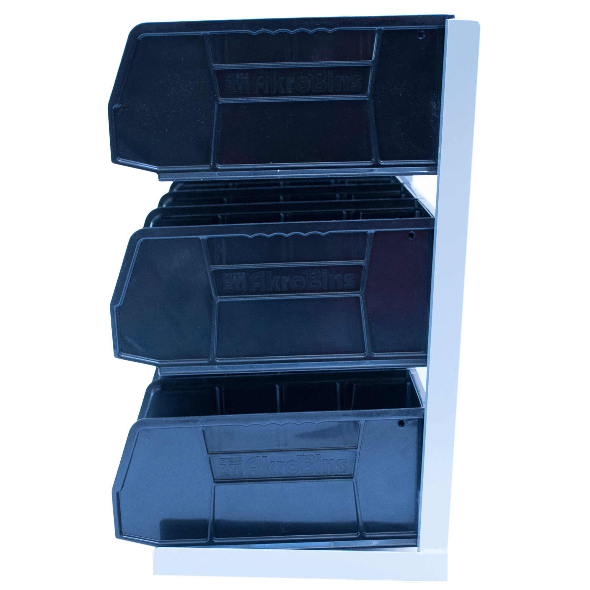 Carlisle 381109LG 18" x 12" x 19" Aluminum 3-Tier Packet Rack with 3.5 ...