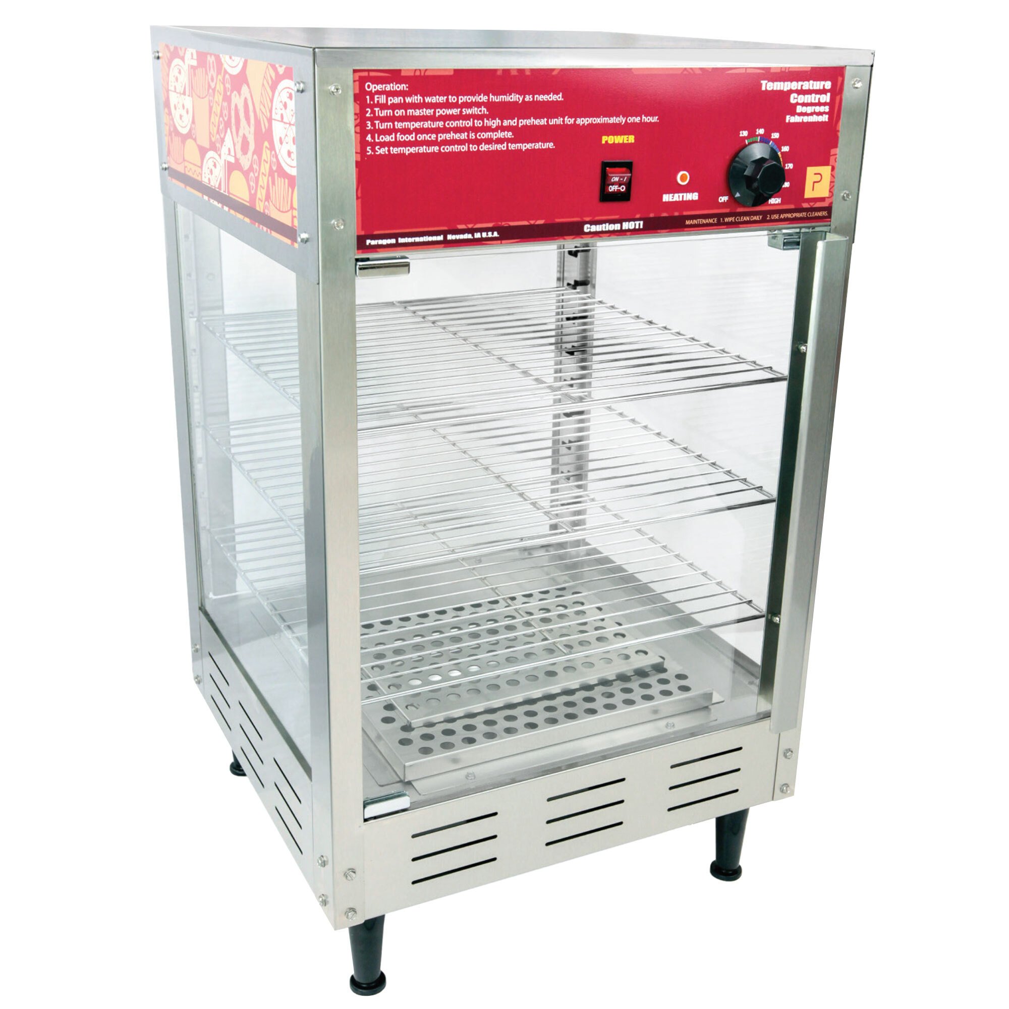 Paragon 2101120 Humidified Hot Food Holding and Display Cabinet with ...