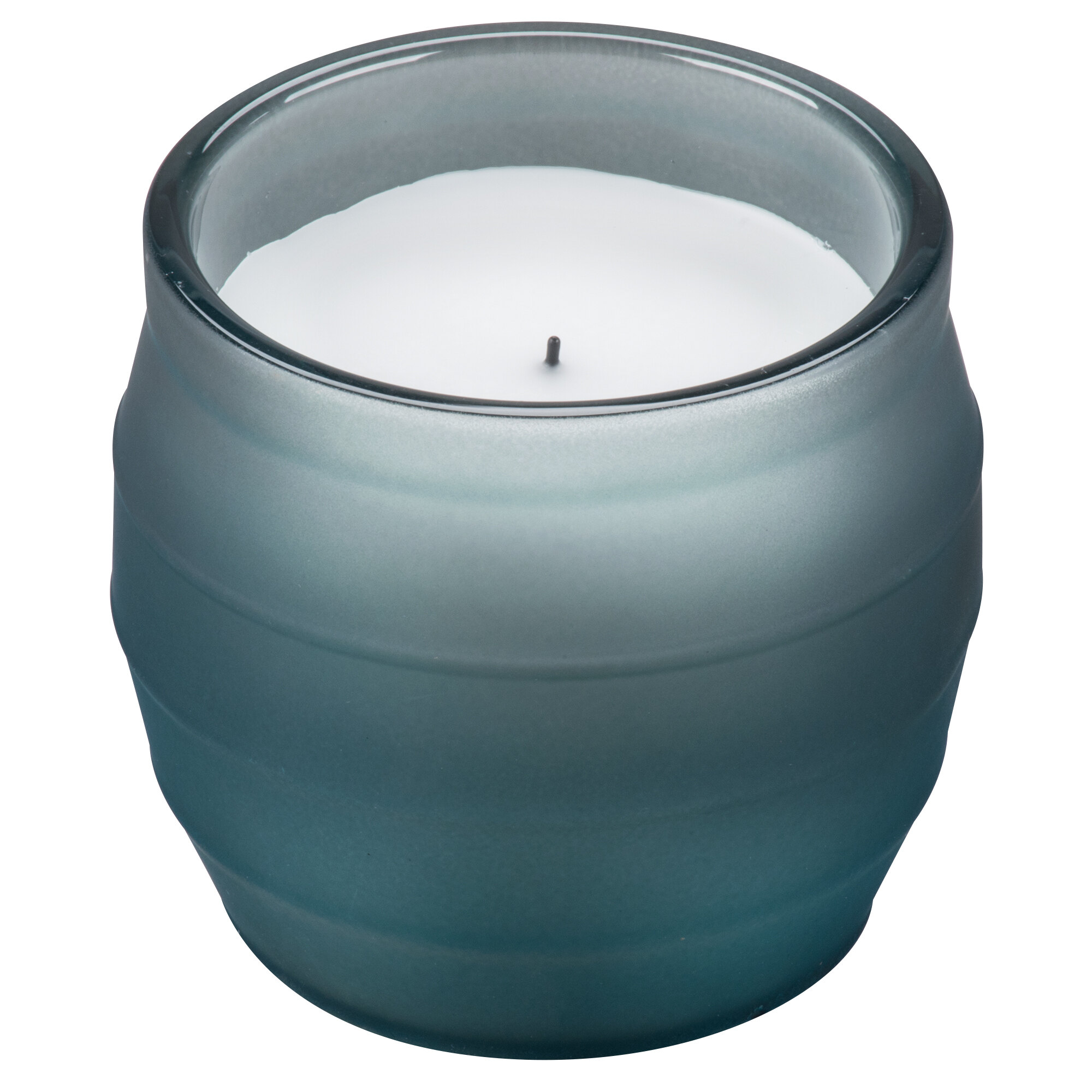 Sterno 60204 Origin 3 1/2" Blue Flameless Wax Filled Glass Lamp - 4/Case