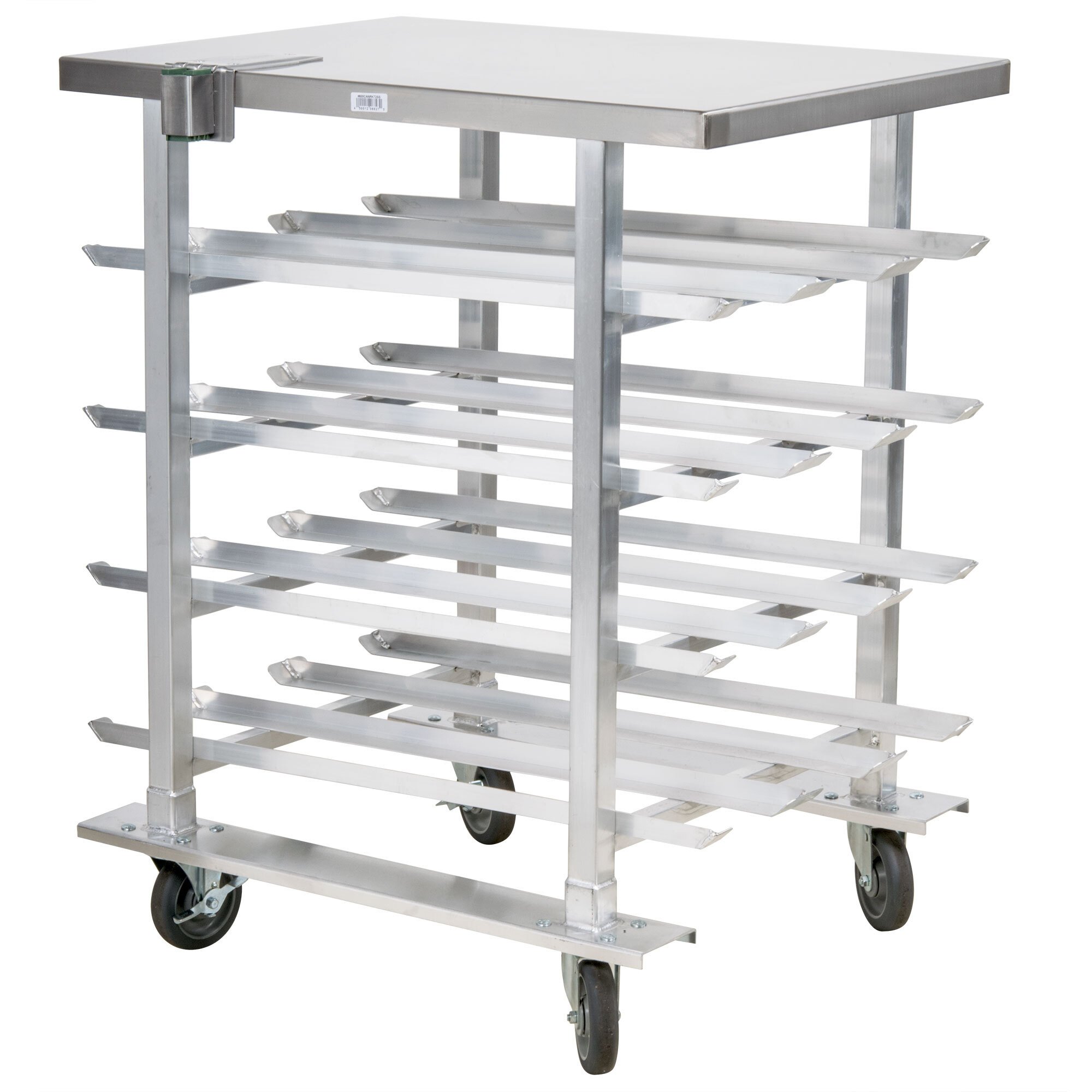Regency CANRK72SS Half Size Mobile Aluminum Can Rack for #10 and #5 ...
