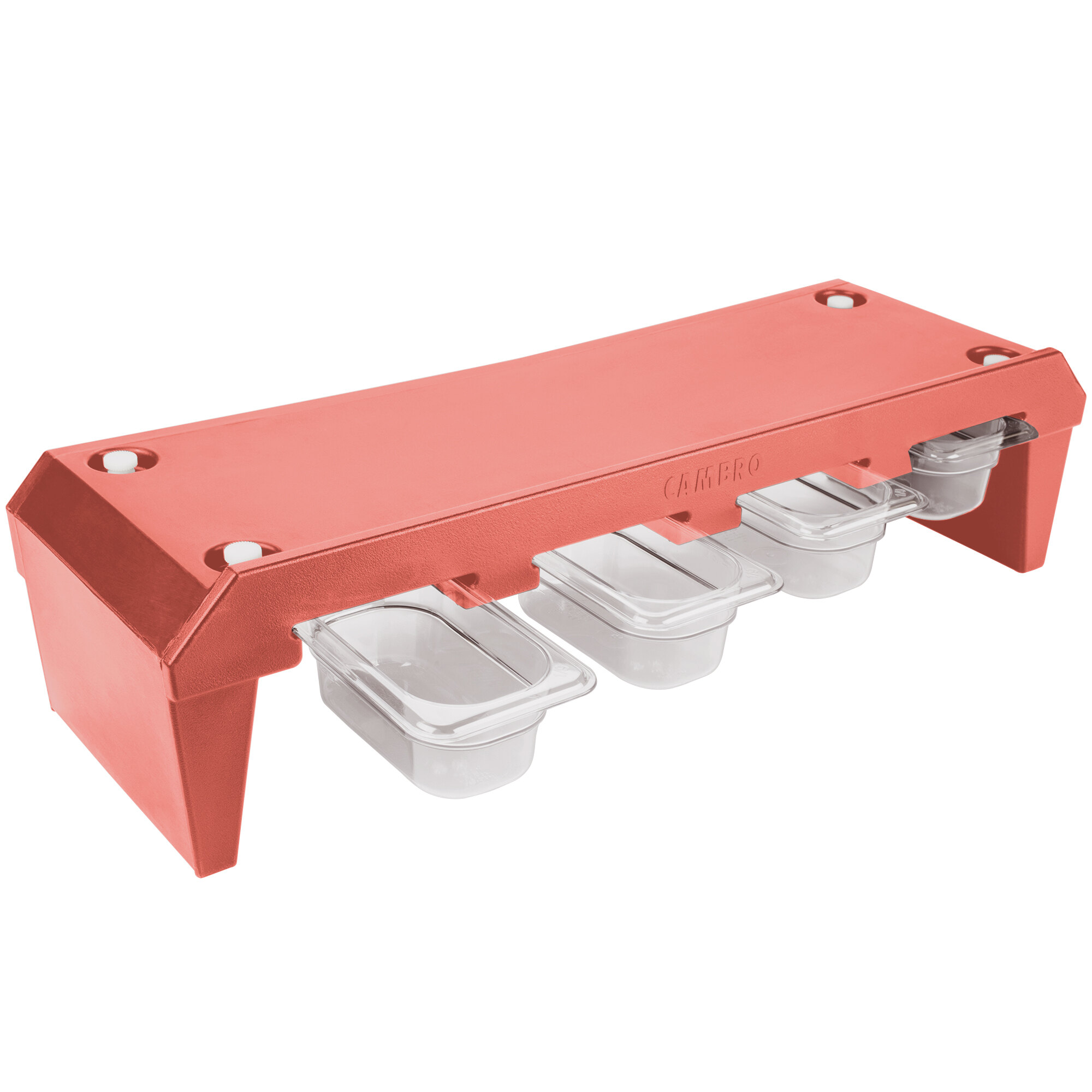 Cambro 730CONRK189 Mahogany Cambar Condiment Rack