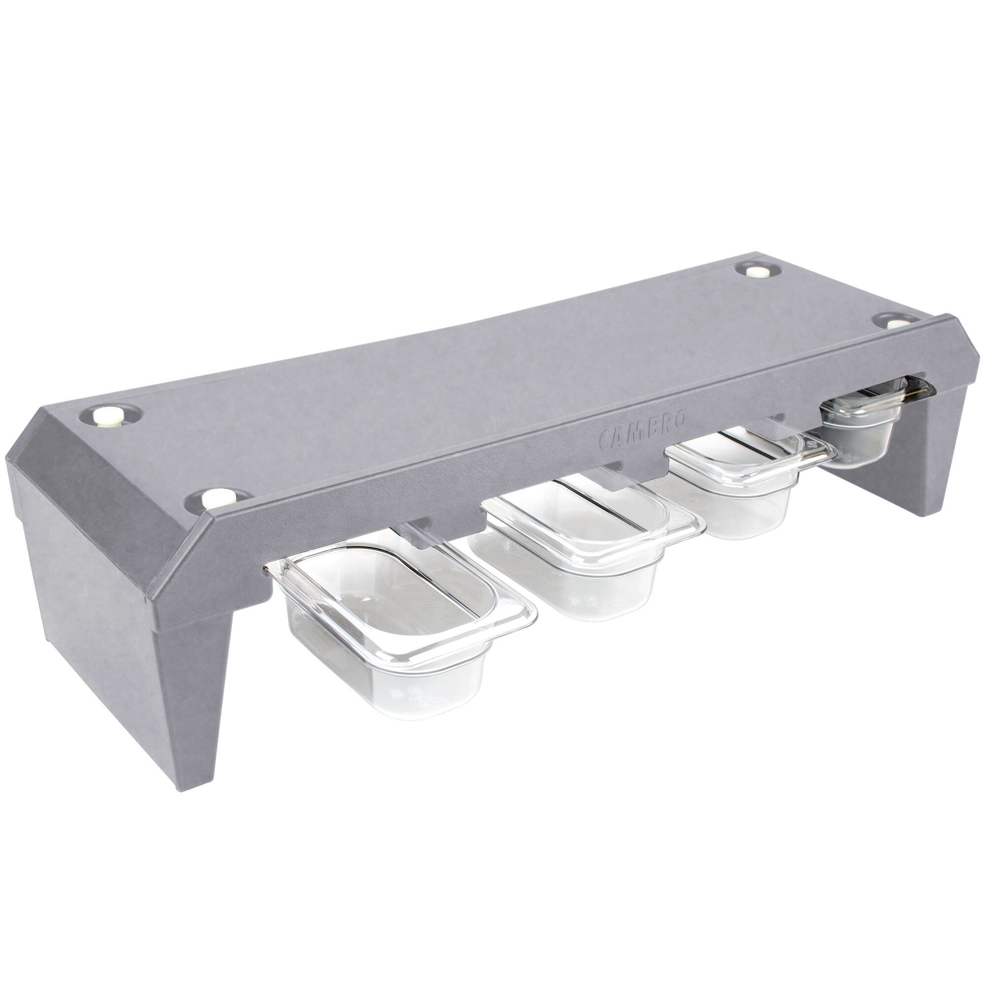 Cambro 730CONRK191 Granite Gray Cambar Condiment Rack