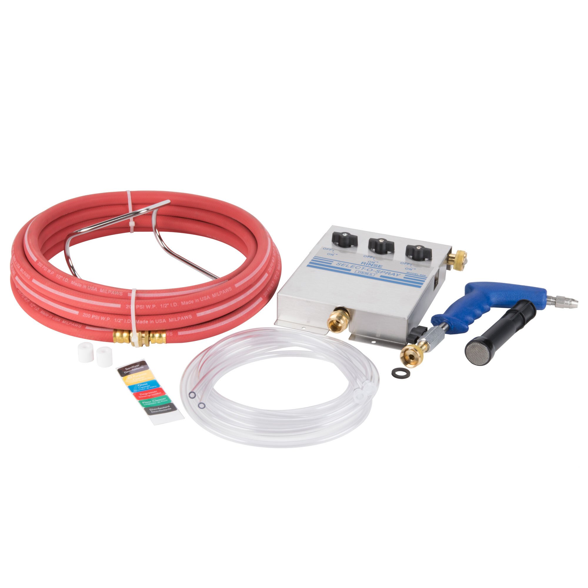 Dema 606T Select-O-Matic Wall Mount Spray Station Chemical Dispenser Pump