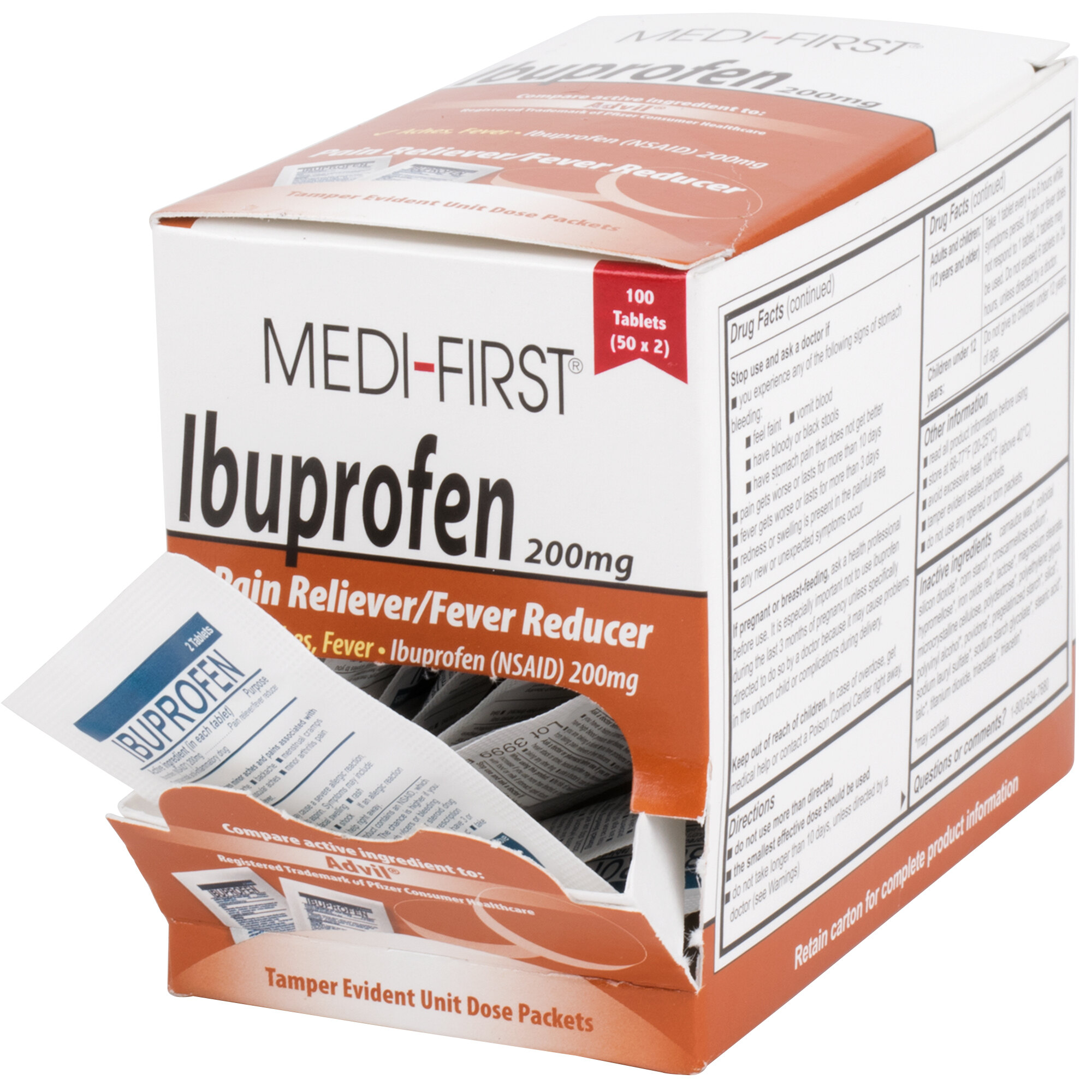 Medi-First Ibuprofen Tablets - 100/Box