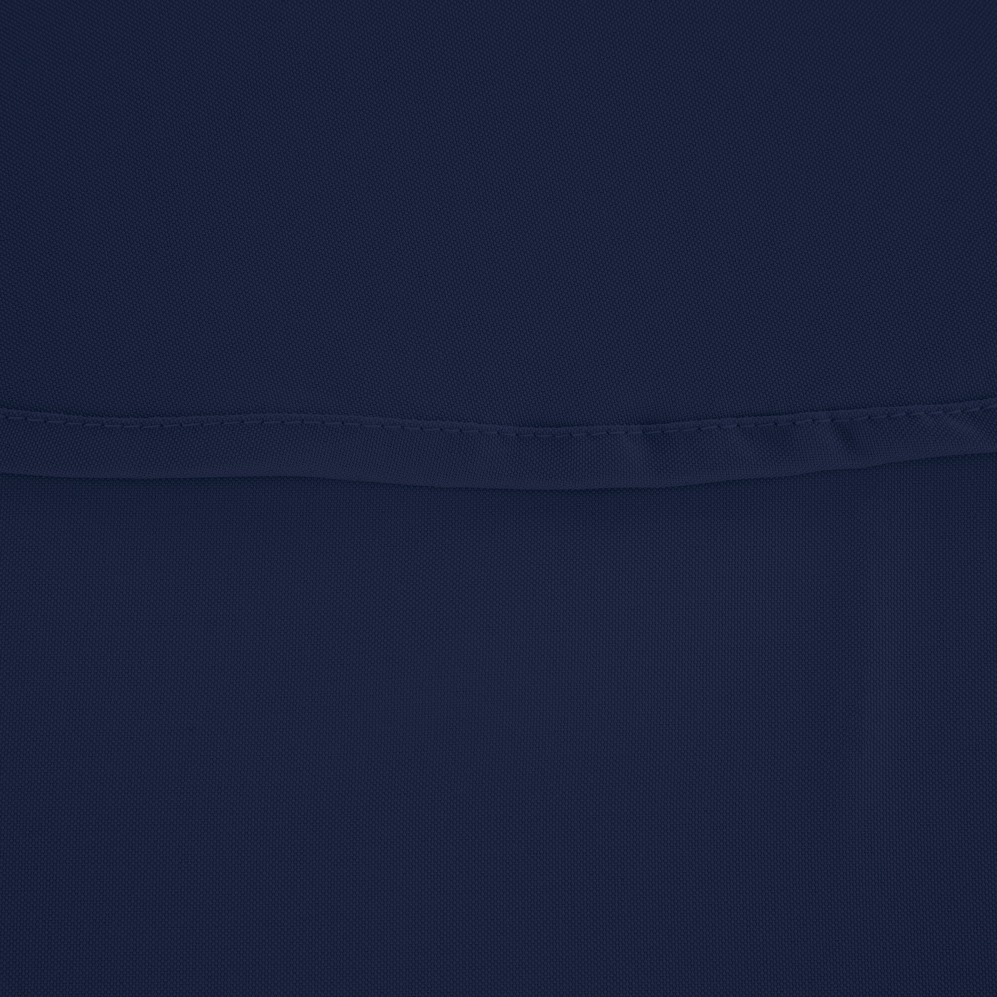 Intedge 132" Round Navy Blue 100% Polyester Hemmed Cloth Table Cover