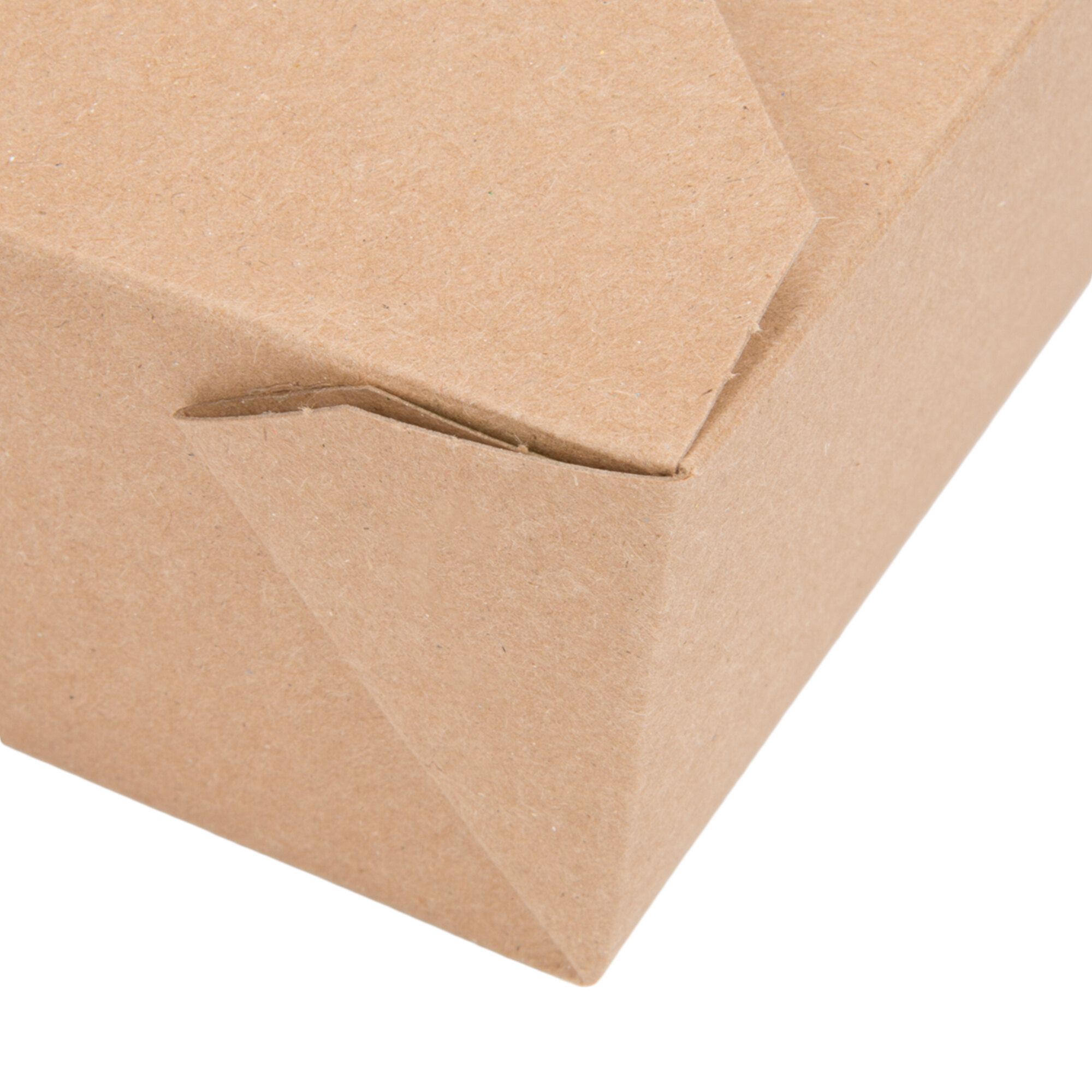 Fold-Pak 08BPEARTHM Bio-Plus Earth 6 1/2" x 5 3/4" x 2 1/2" Kraft ...