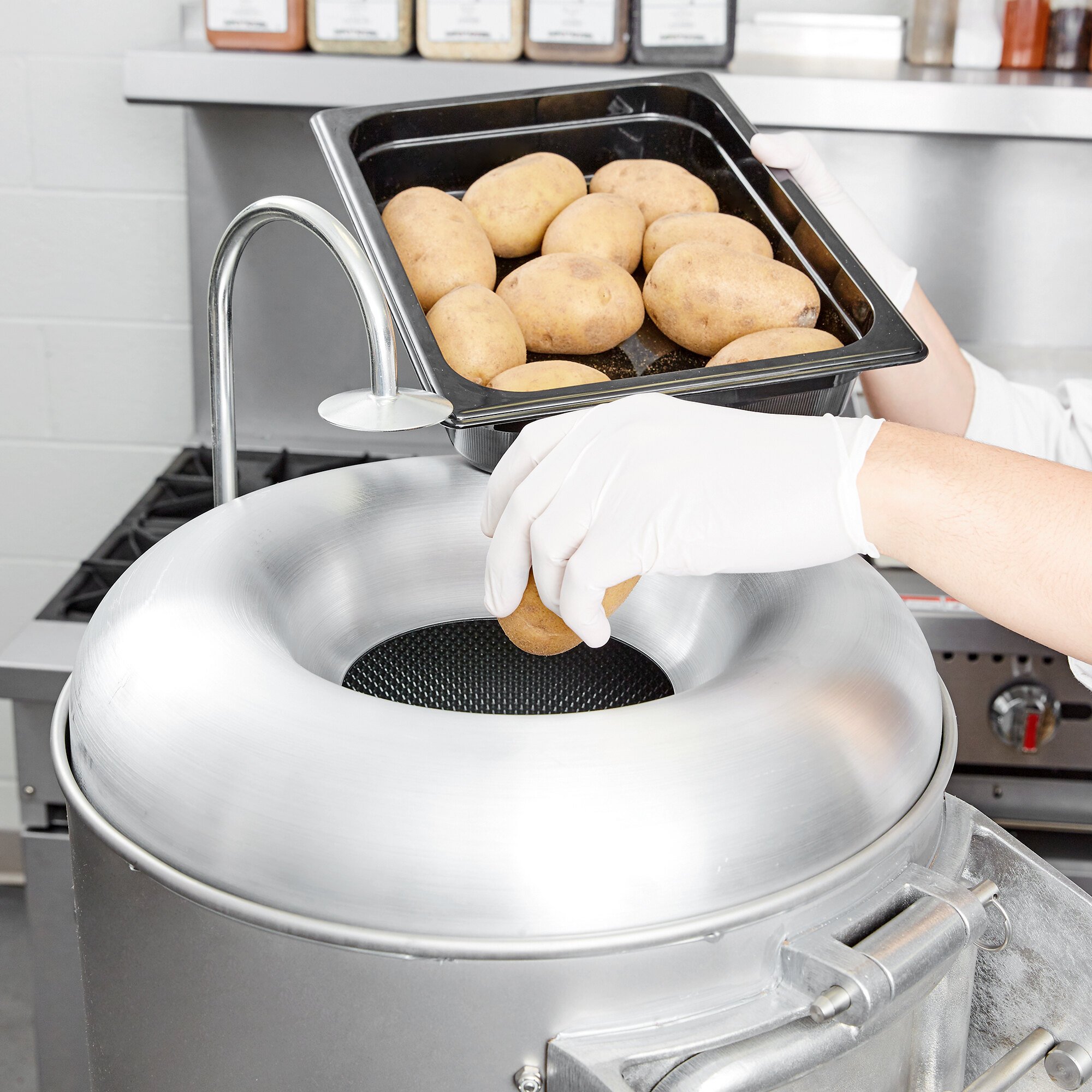 Hobart 6115 20 lb. Portable Potato Peeler