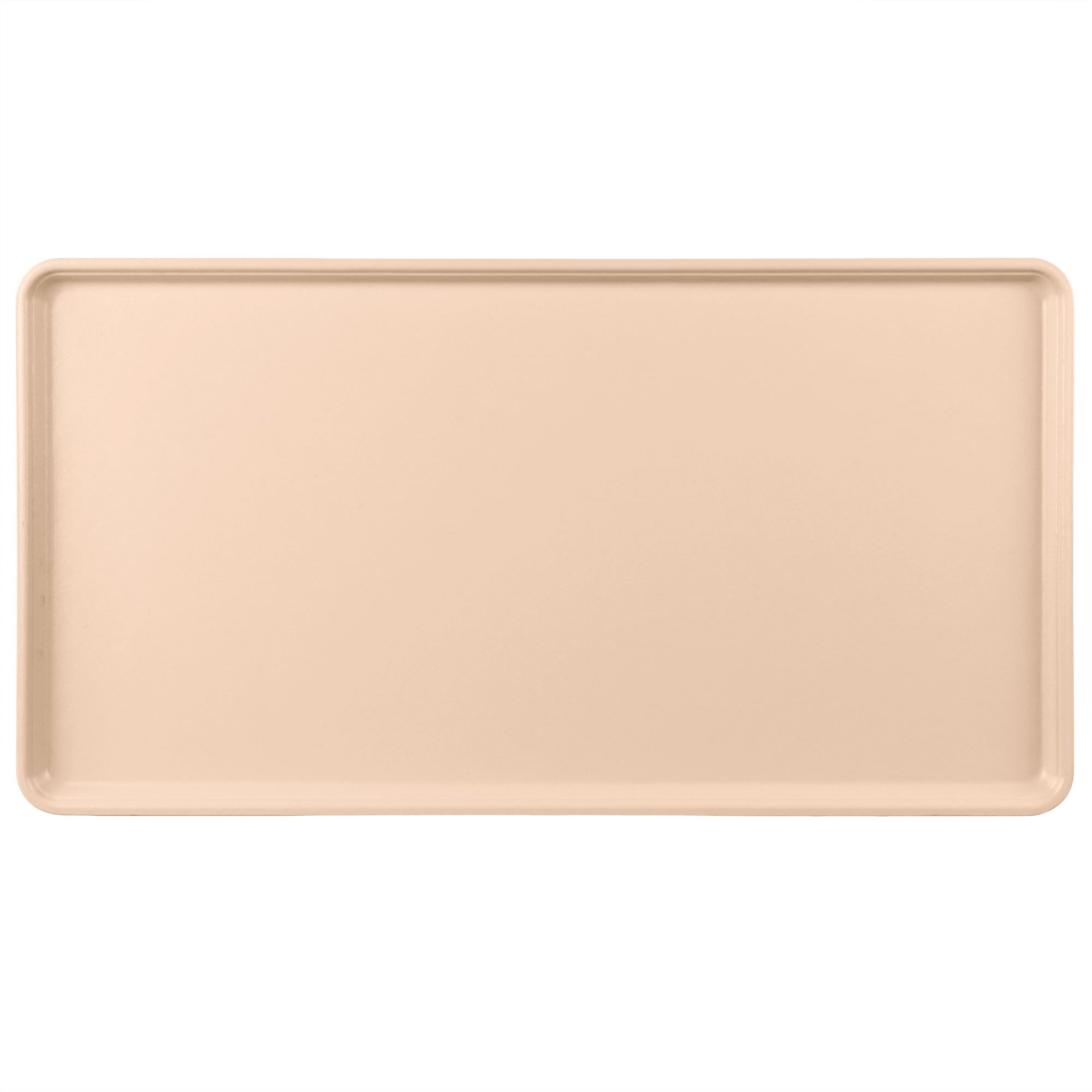 MFG Tray 337001 1203 12 1/2" x 24" Peach Fiberglass Supreme Display Tray