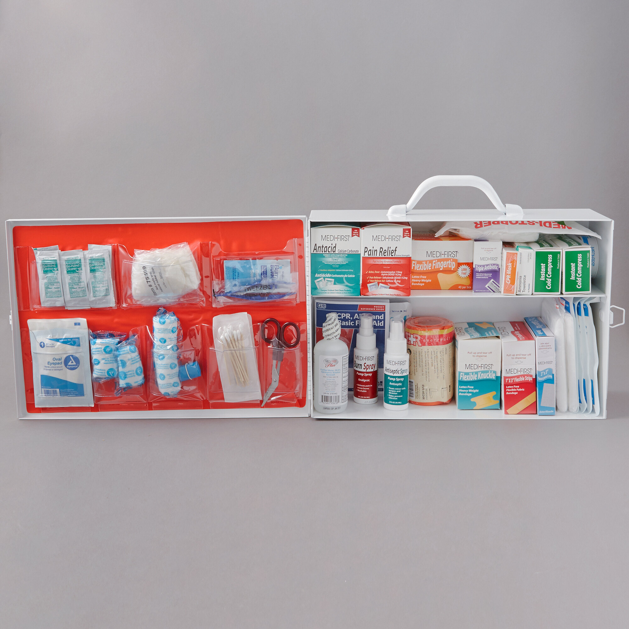 Medique 756ANSI 438 Piece Class B First Aid Kit Cabinet