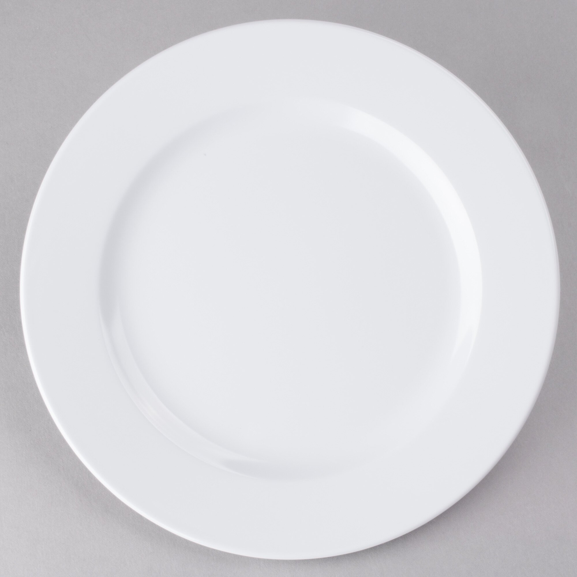 Elite Global Solutions D815 Simplicity 8 1/2" White Round Melamine ...
