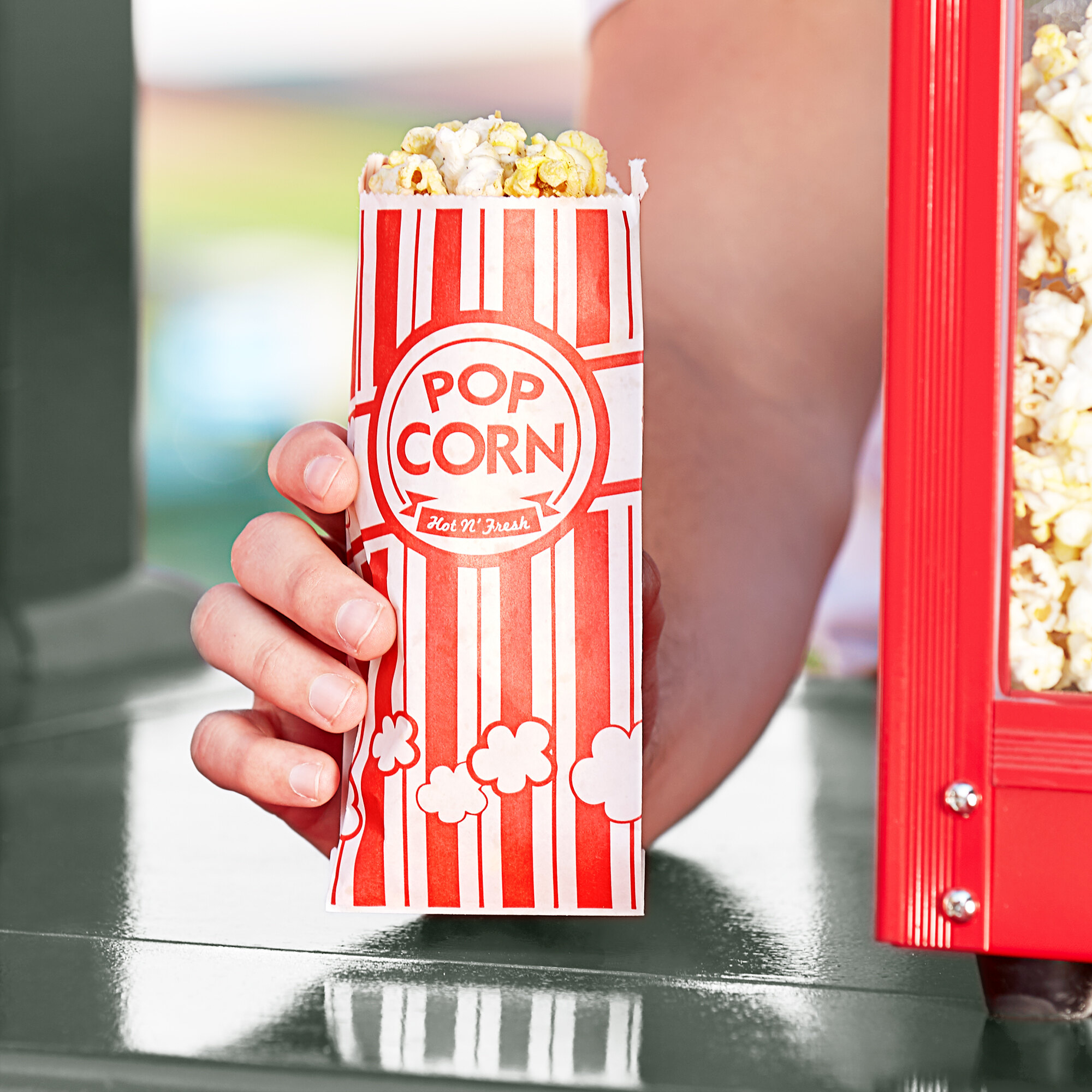 Popcorn Coloring Page