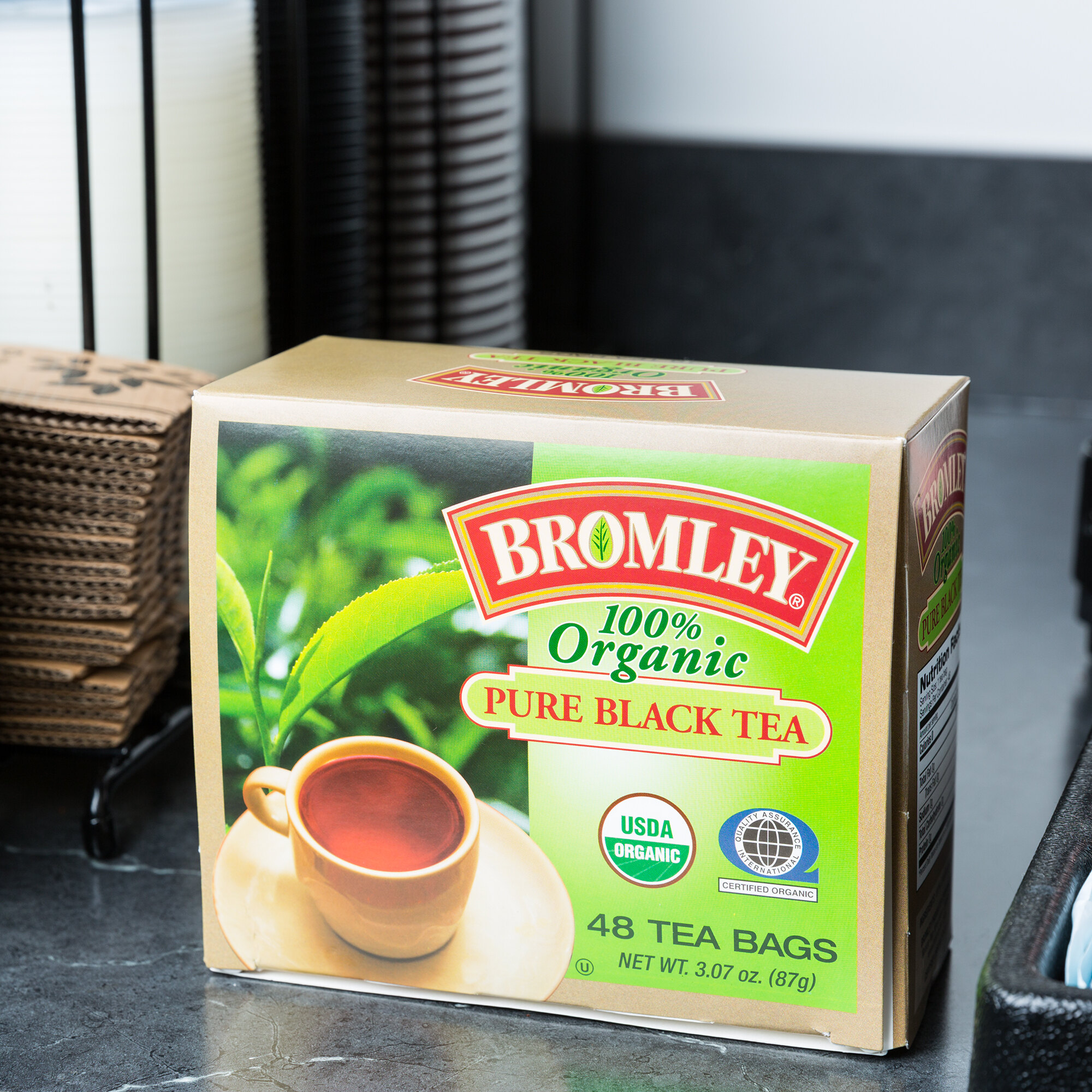 Bromley Organic Black Tea Bags - 48/Box