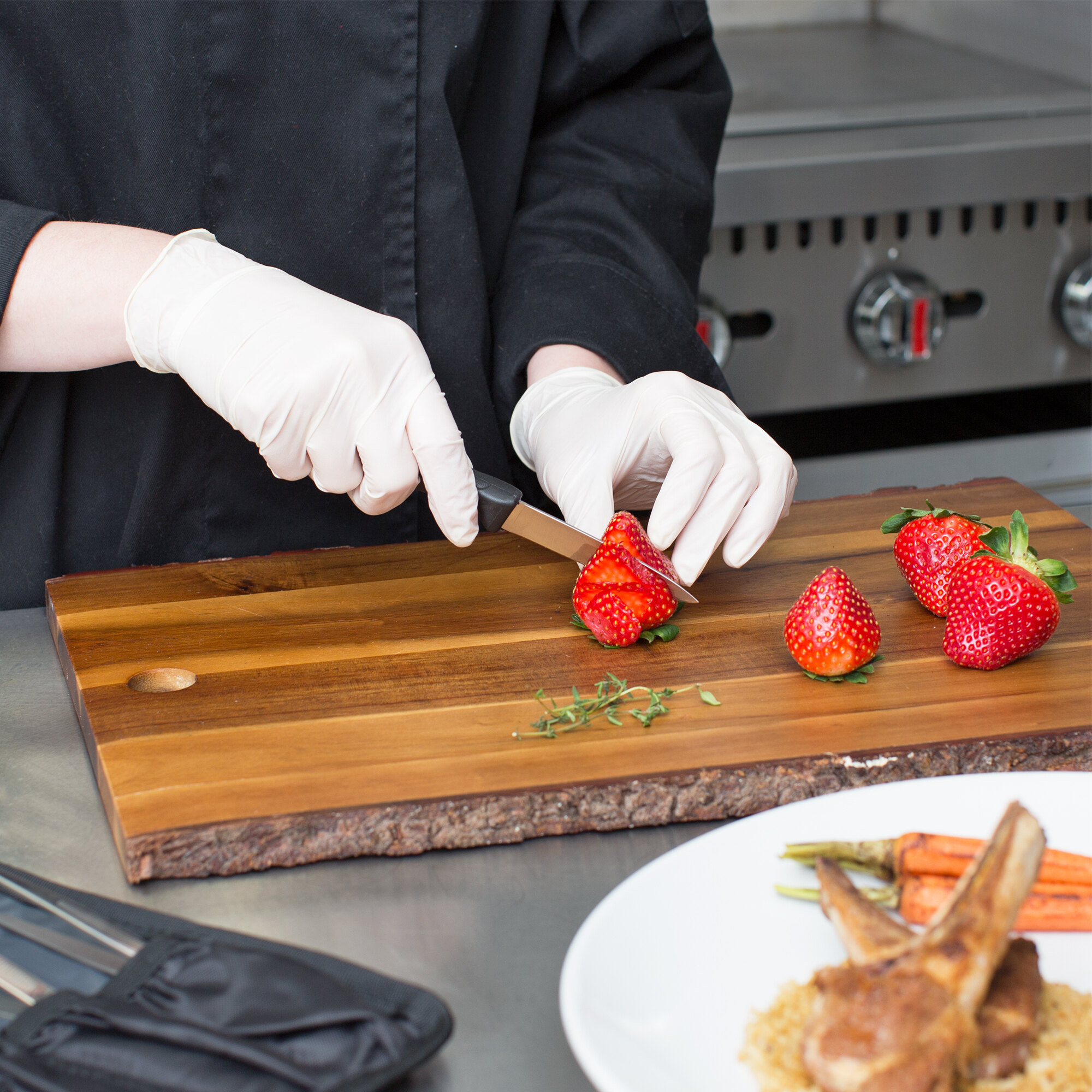 Mercer Culinary M35152 10 Piece Precision Plating Tongs Set