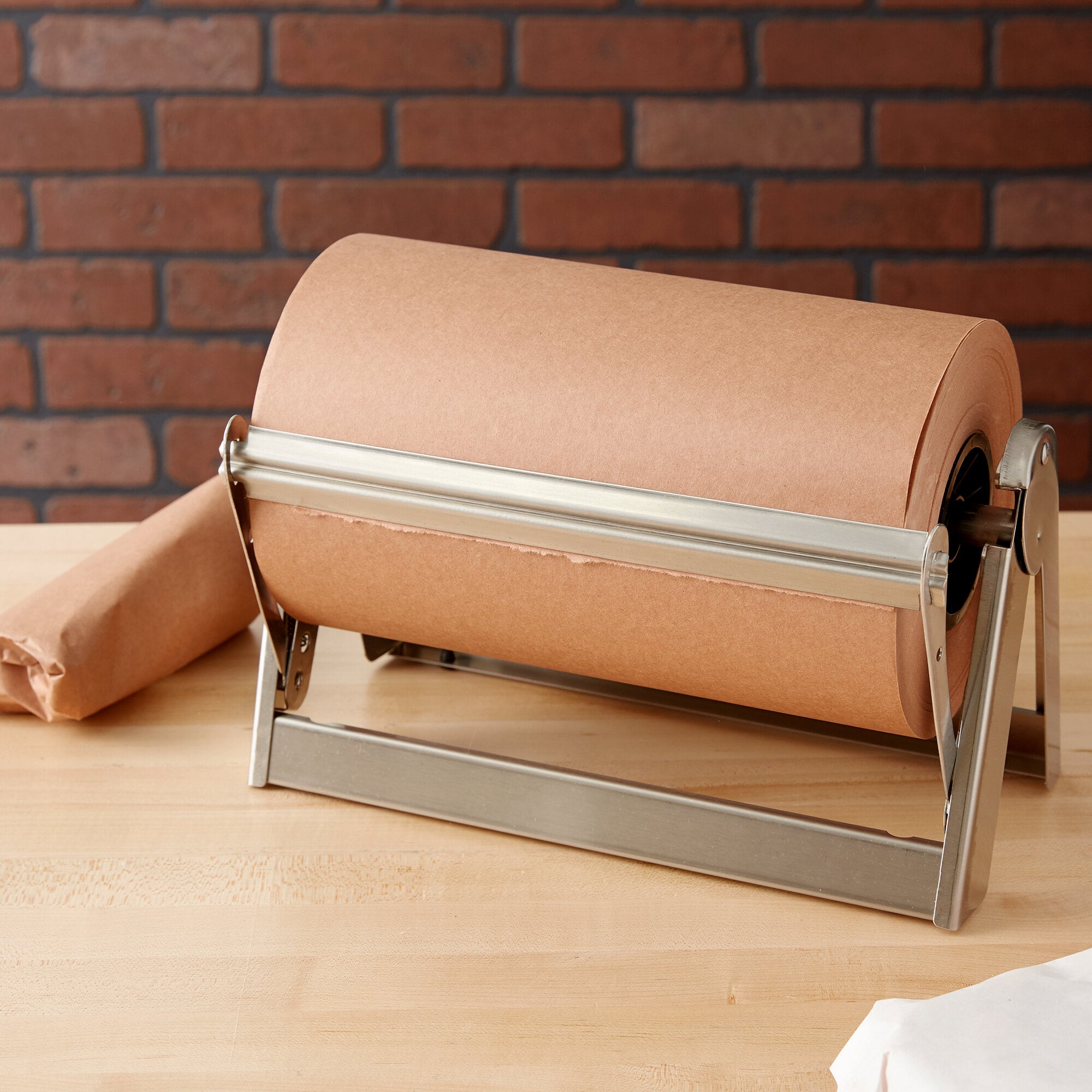 Bulman A502-12 12" Stainless Steel All-In-One Paper Cutter / Dispenser ...