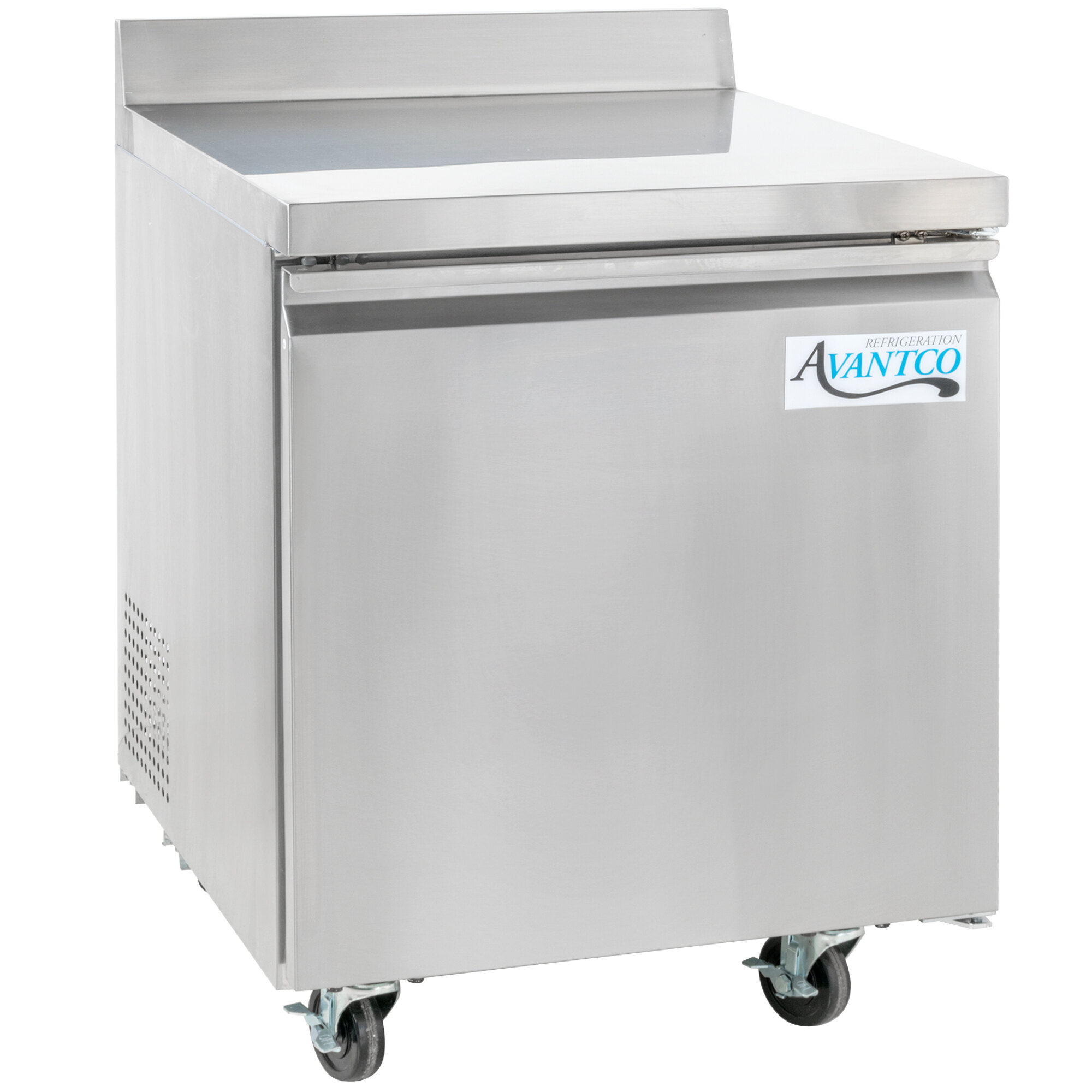 Avantco SS-WT-27R-HC 27" Worktop Refrigerator with 3 1/2" Backsplash