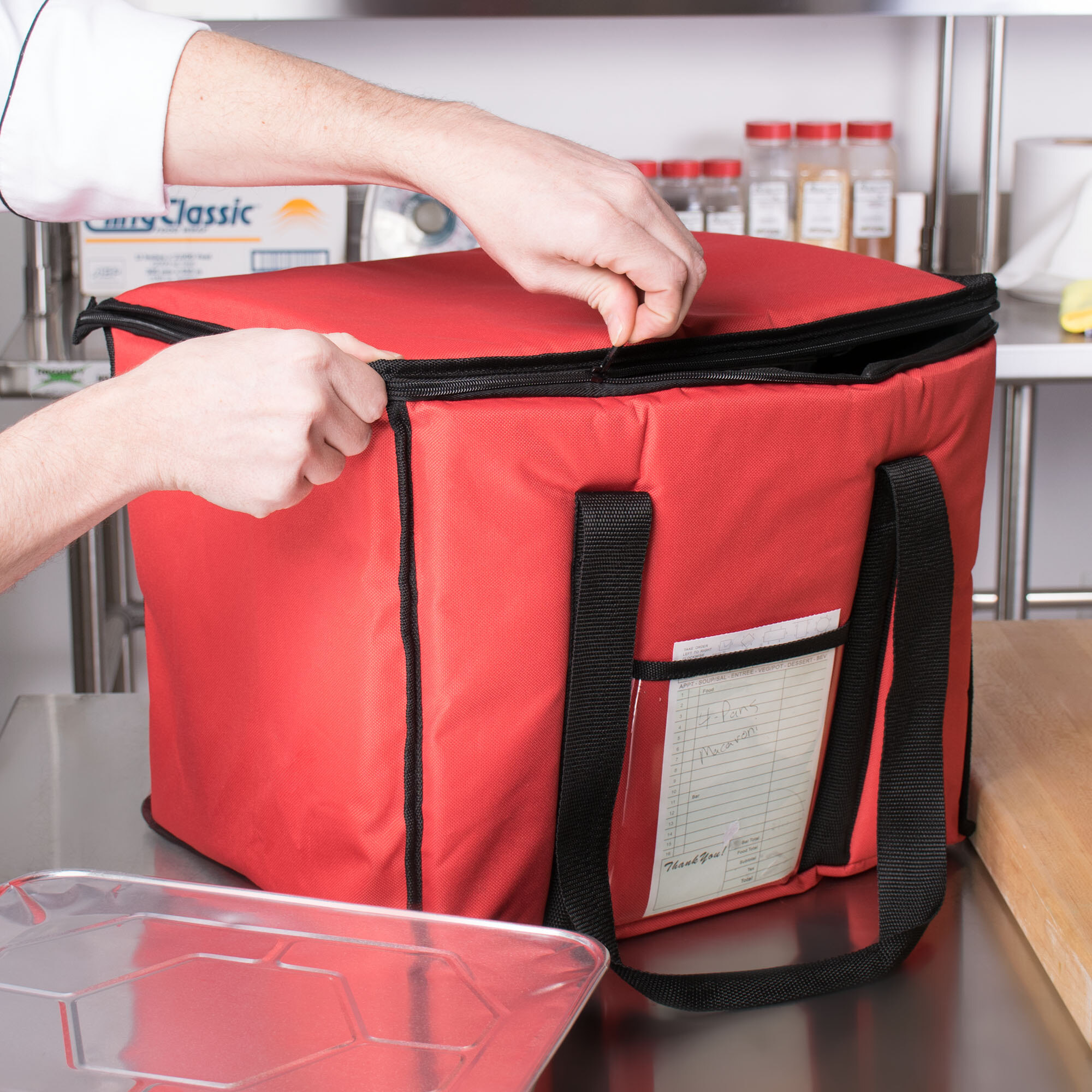 Choice Insulated Delivery Bag, Soft-Sided Sandwich / Take-Out Hot ...