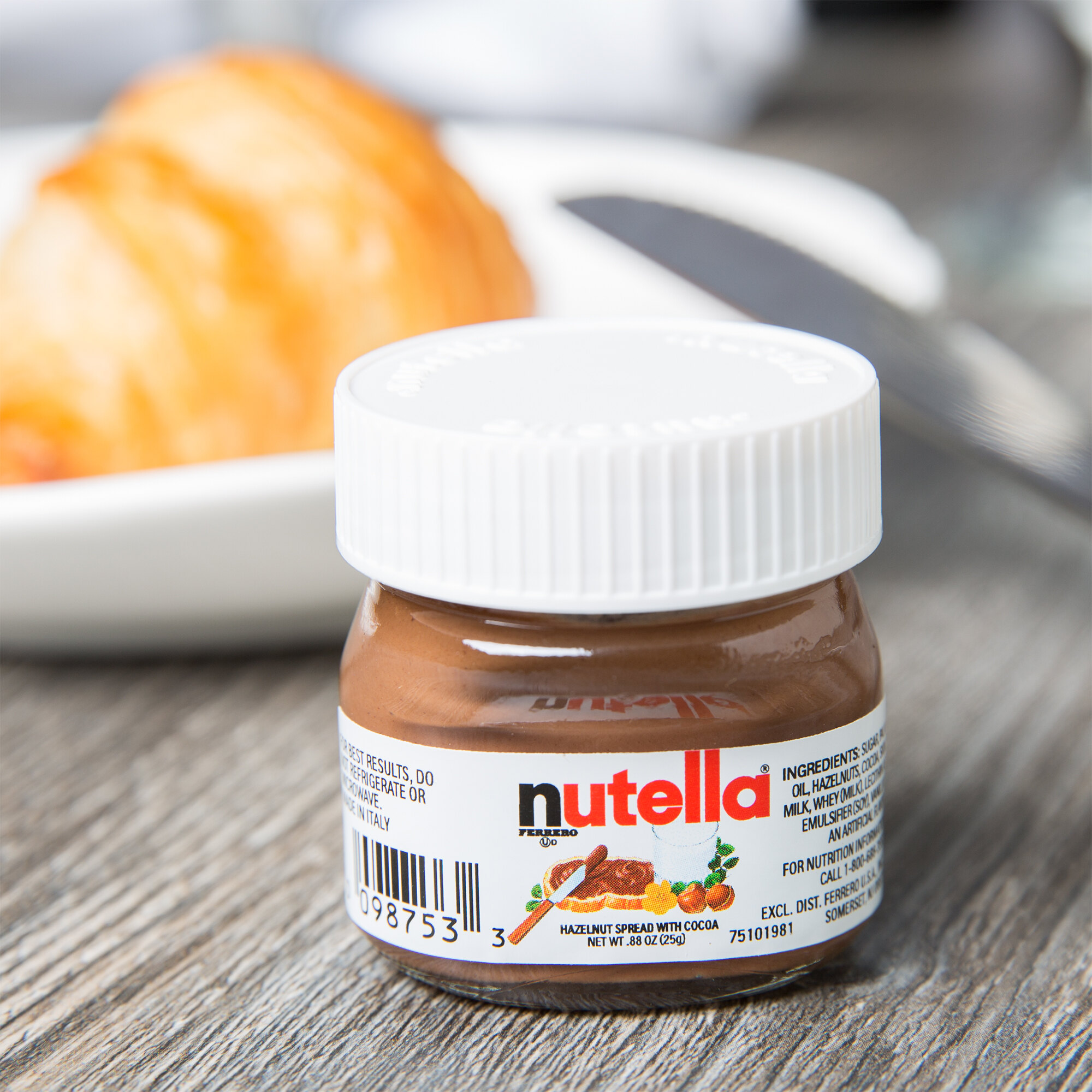 Mini Nutella Jars - 64/Case | WebstaurantStore