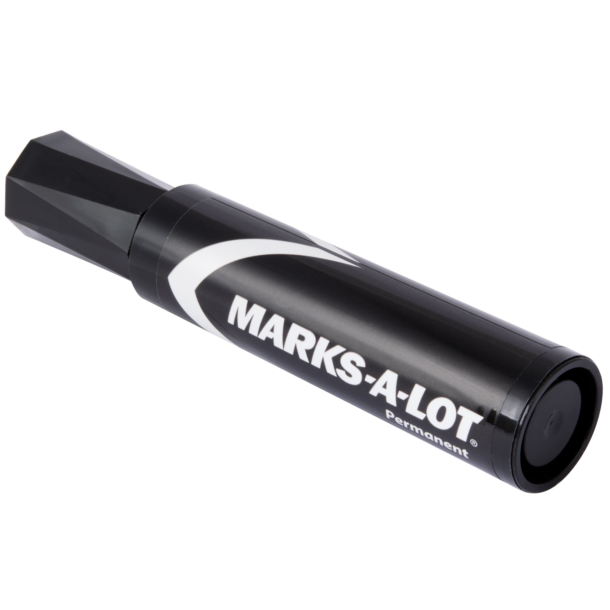 Avery 24148 Marks-A-Lot Jumbo Black Chisel Tip Desk Style Permanent ...