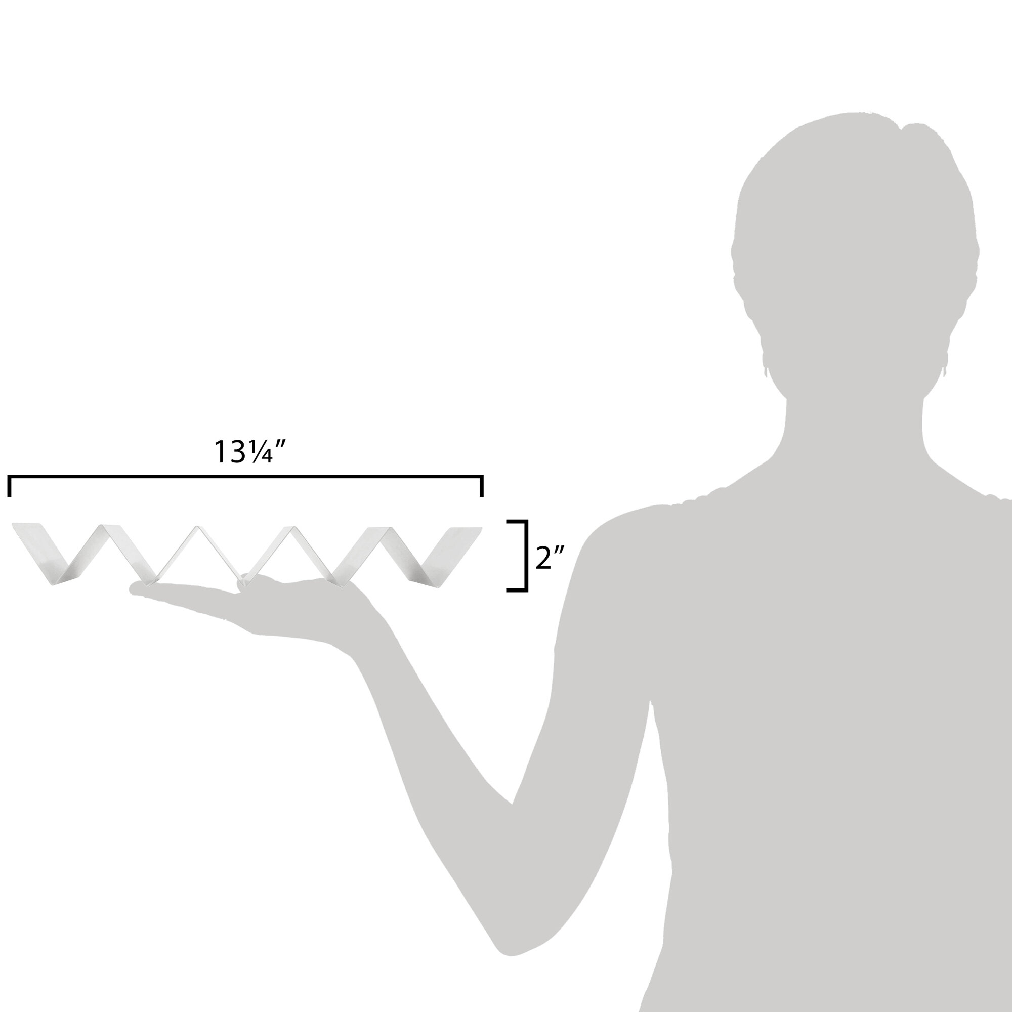 Choice Stainless Steel Taco Holder with 4 or 5 Compartments - 13 1/4" x ...