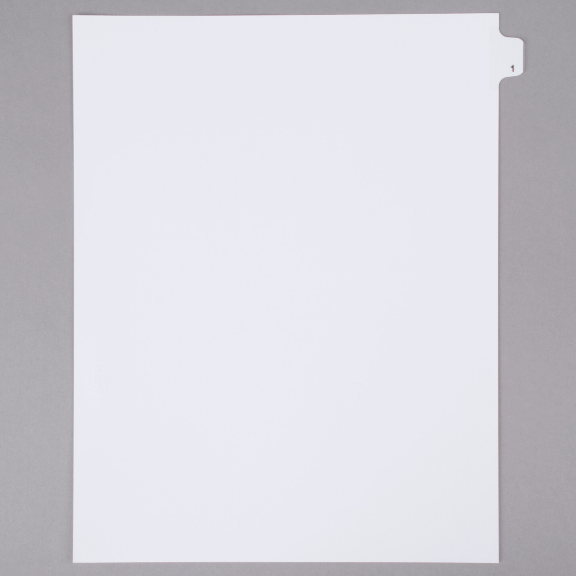 Avery 11370 Premium Collated 1-25 Tab Table of Contents Legal Exhibit ...