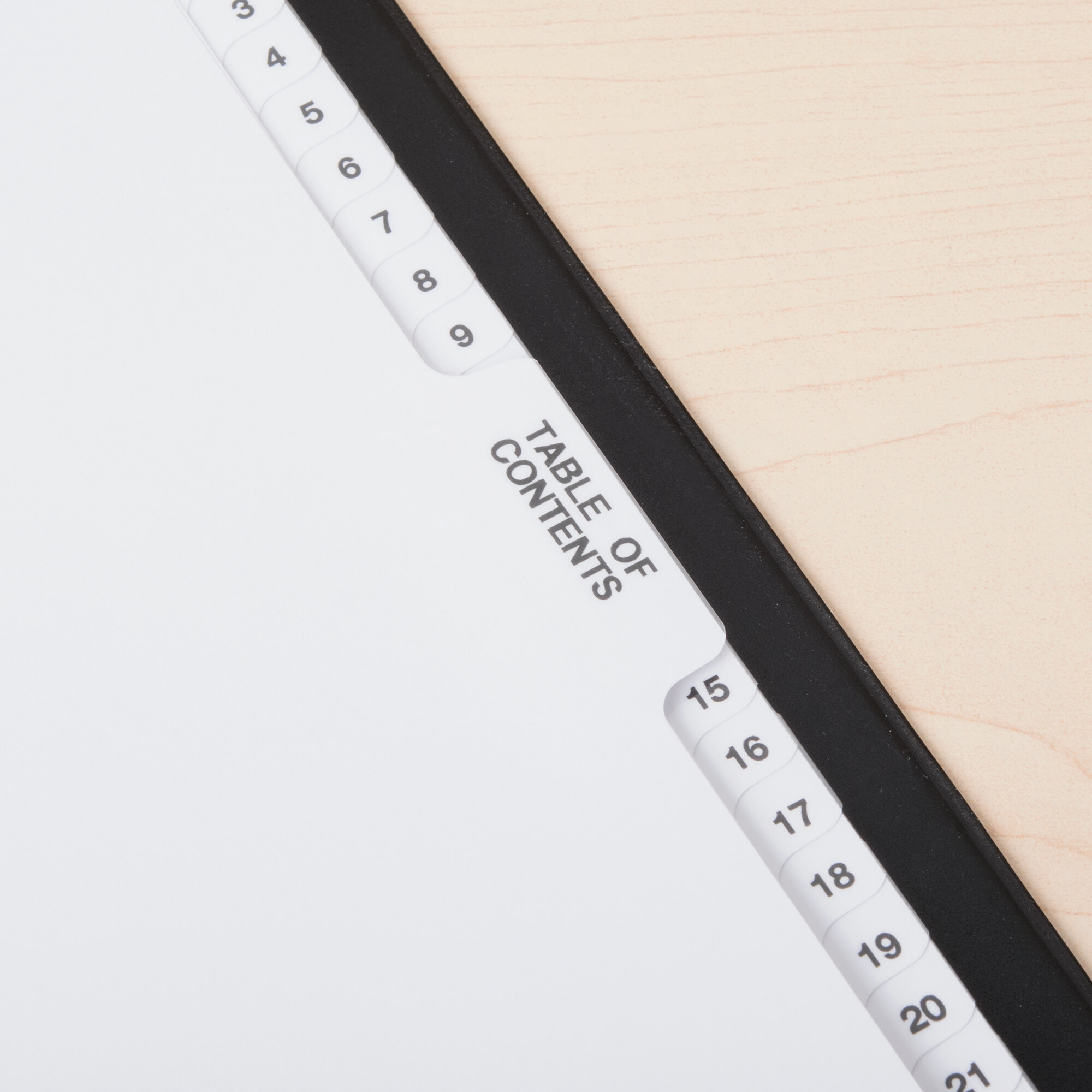 Avery 11370 Premium Collated 1-25 Tab Table of Contents Legal Exhibit ...