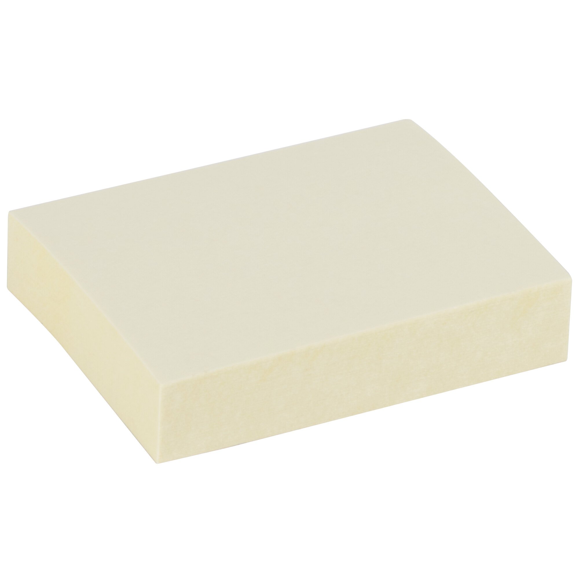 Universal UNV28062 1 1/2" x 2" Yellow Recycled Sticky Note - 12/Pack