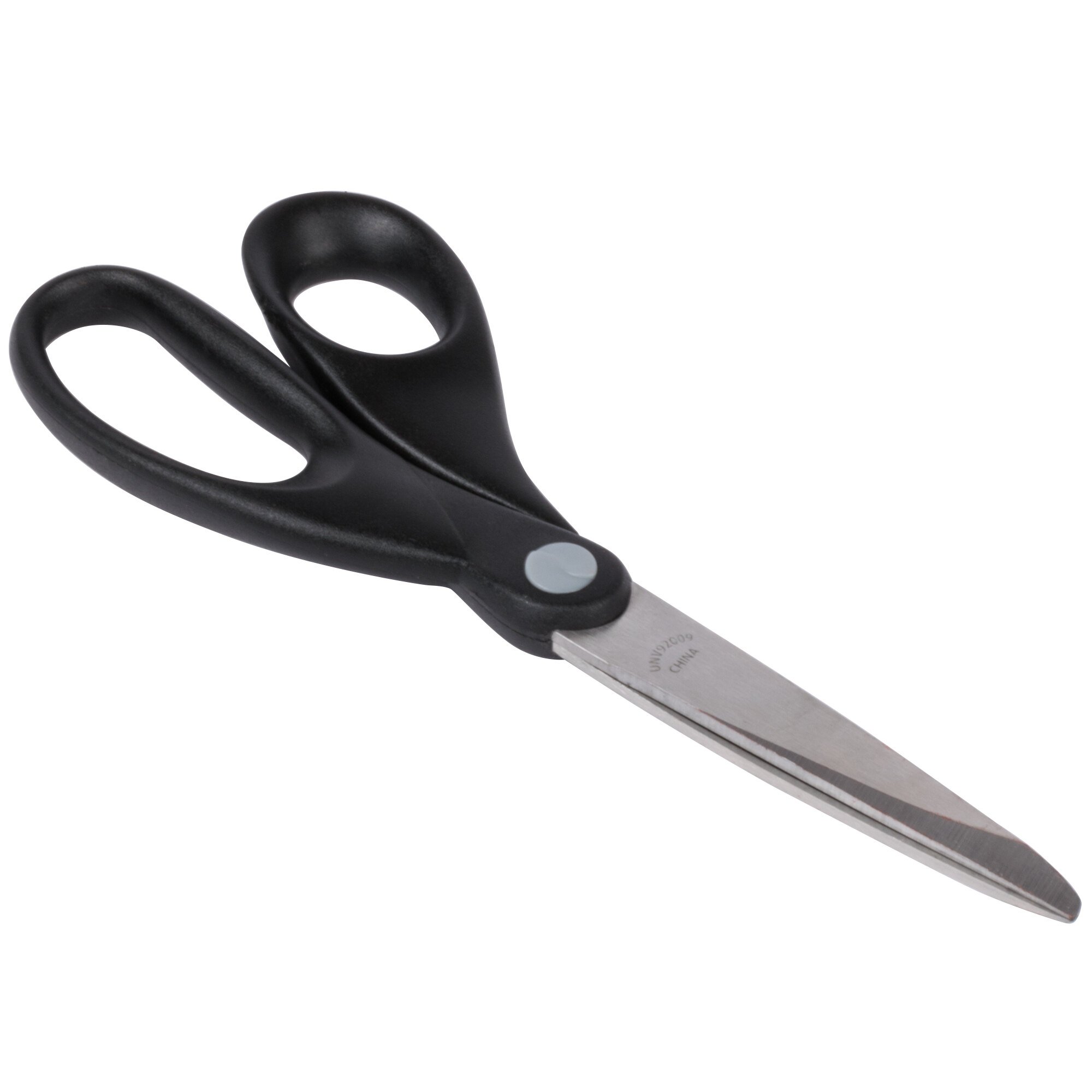 Universal UNV92009 8" Stainless Steel Economy Scissors with Black ...