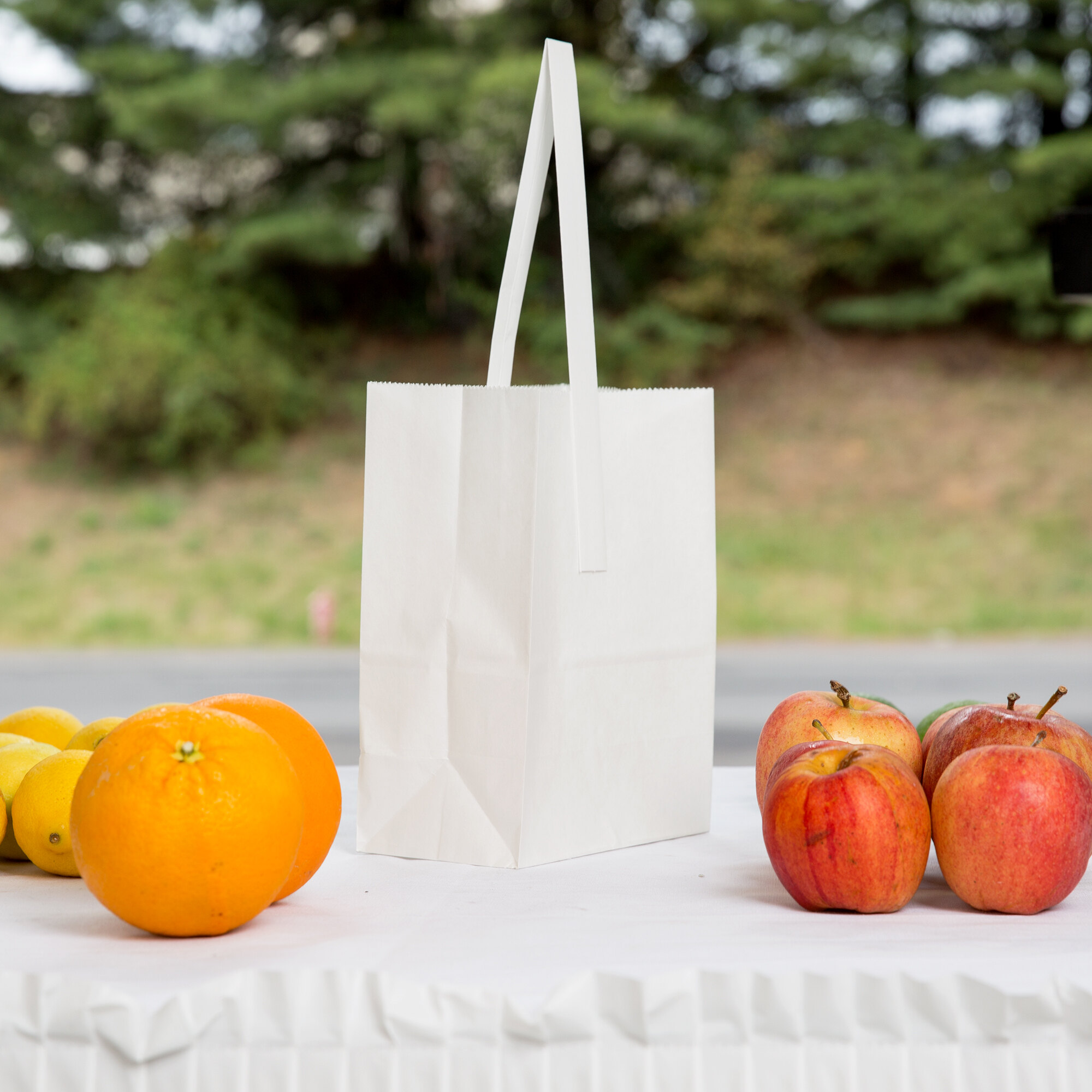 1 4 Peck Freshman White Kraft Paper Produce Market Stand Bag With 1-4-peck-freshman-white-kraft-paper-produce-market-stand-bag-with
