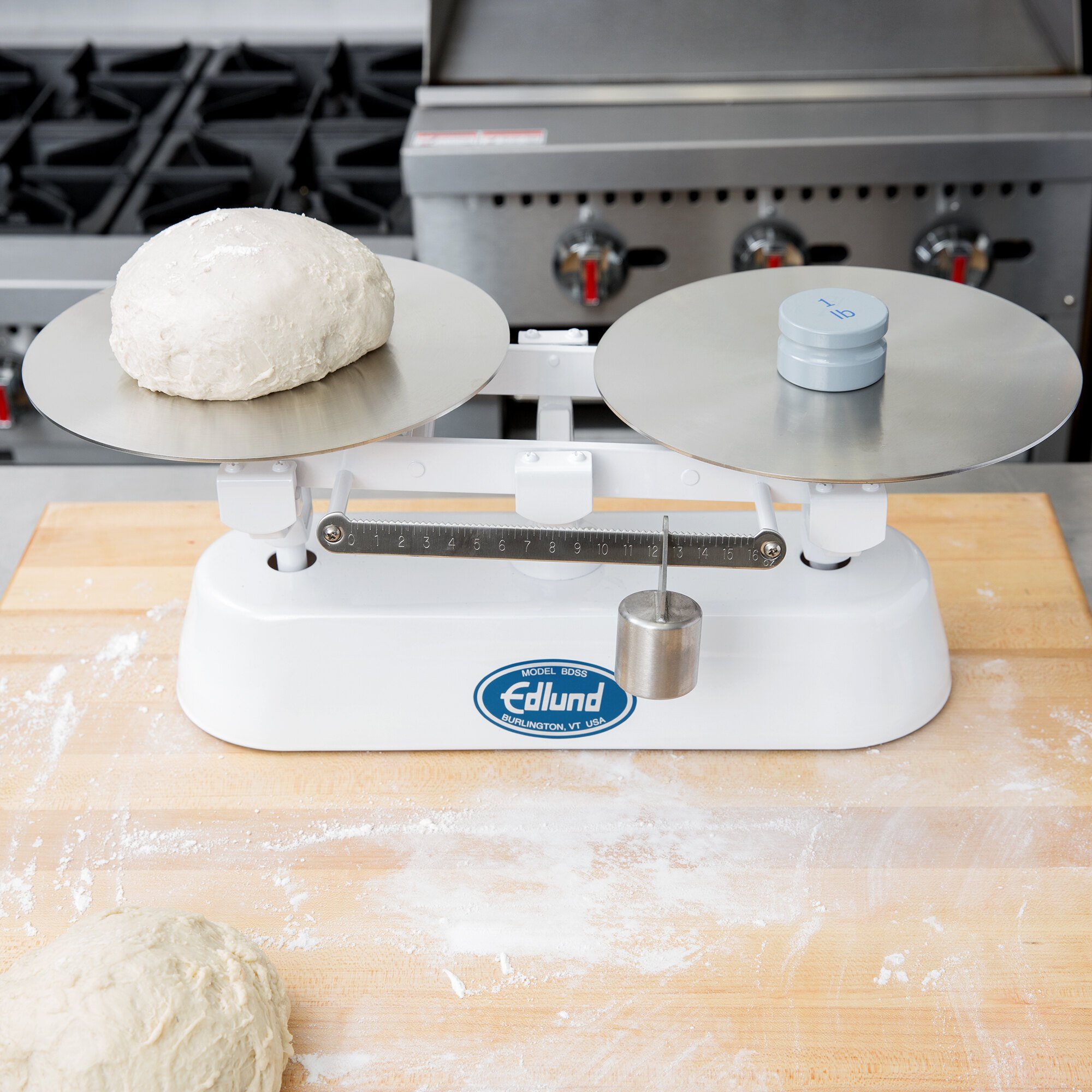 Edlund BDSS-16LS 16 lb. Stainless Steel Deluxe Baker's Dough Scale