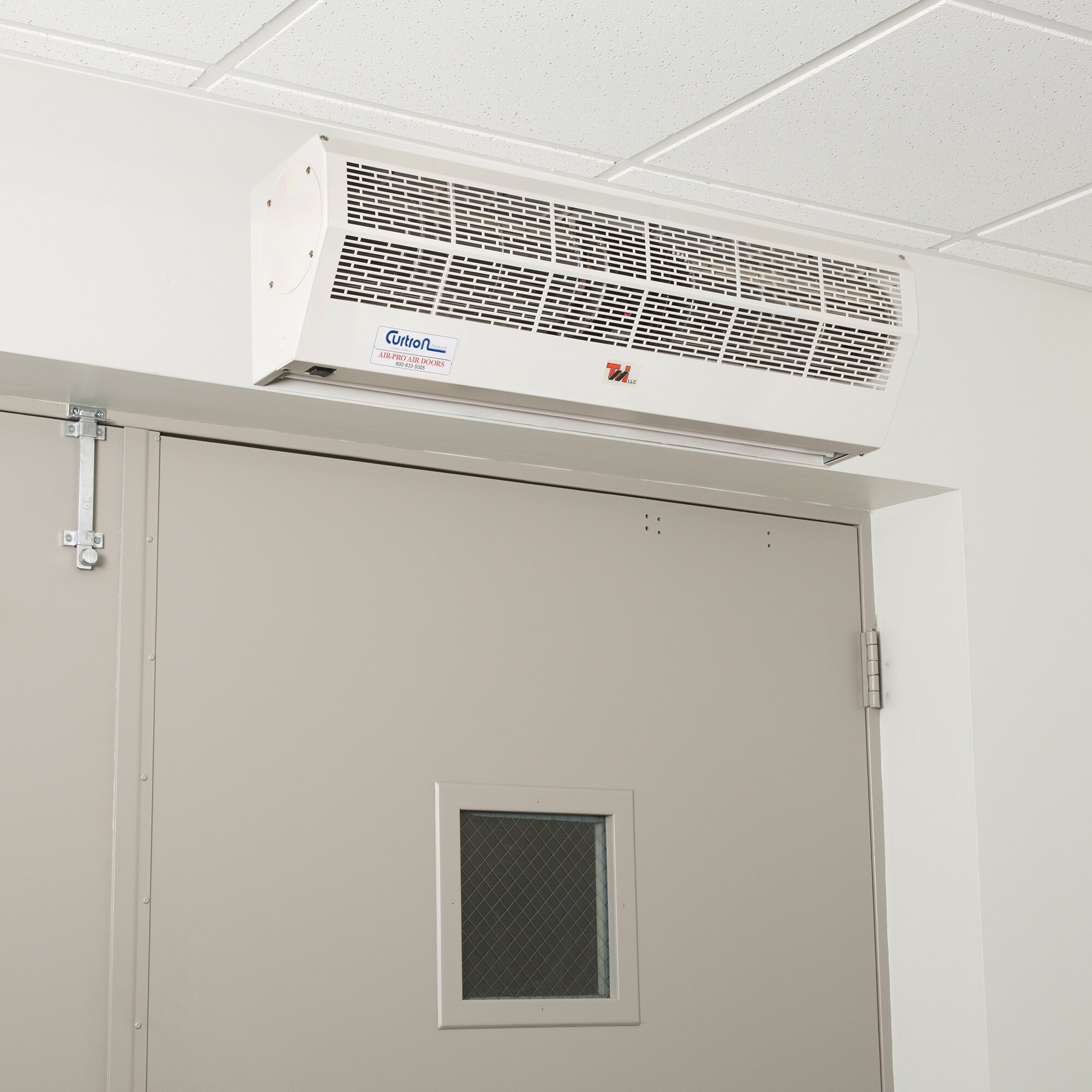 Curtron Air Curtain, White - 120V | WebstaurantStore