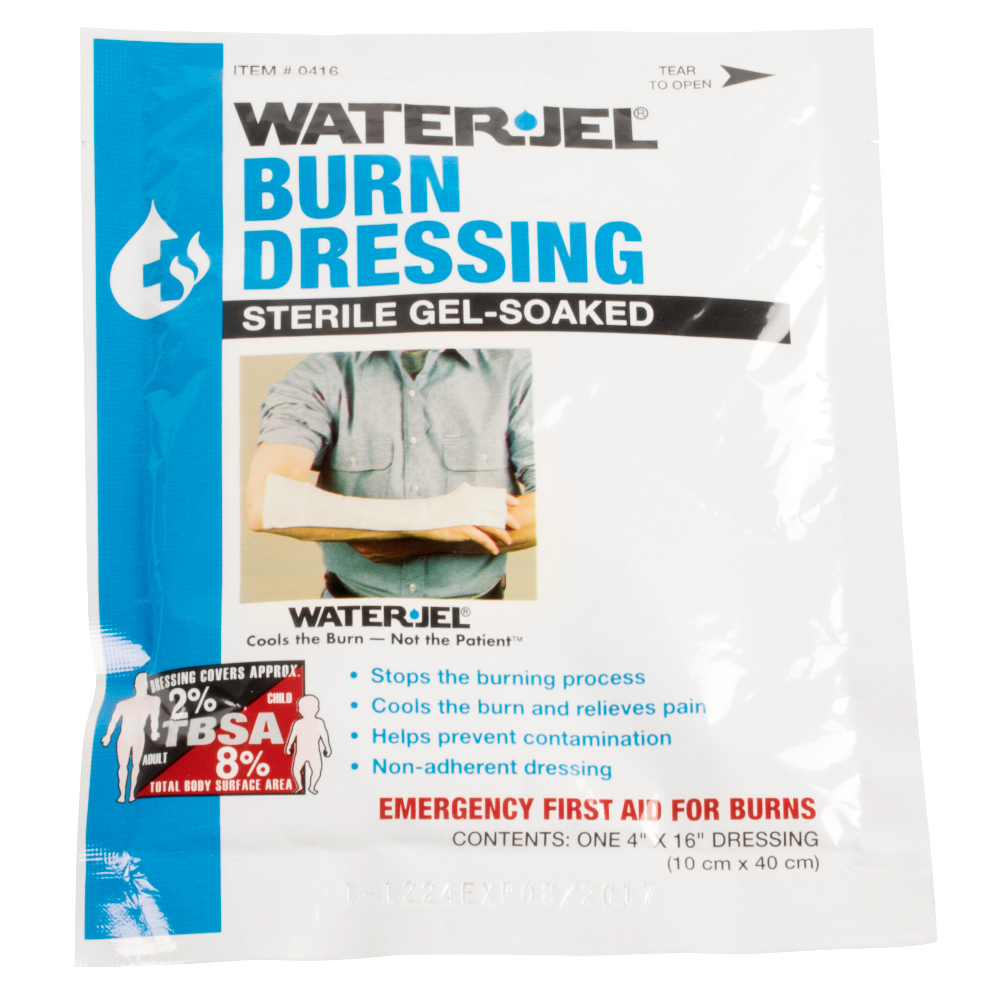 Medi-First Water Jel Large 13 Piece Burn Kit