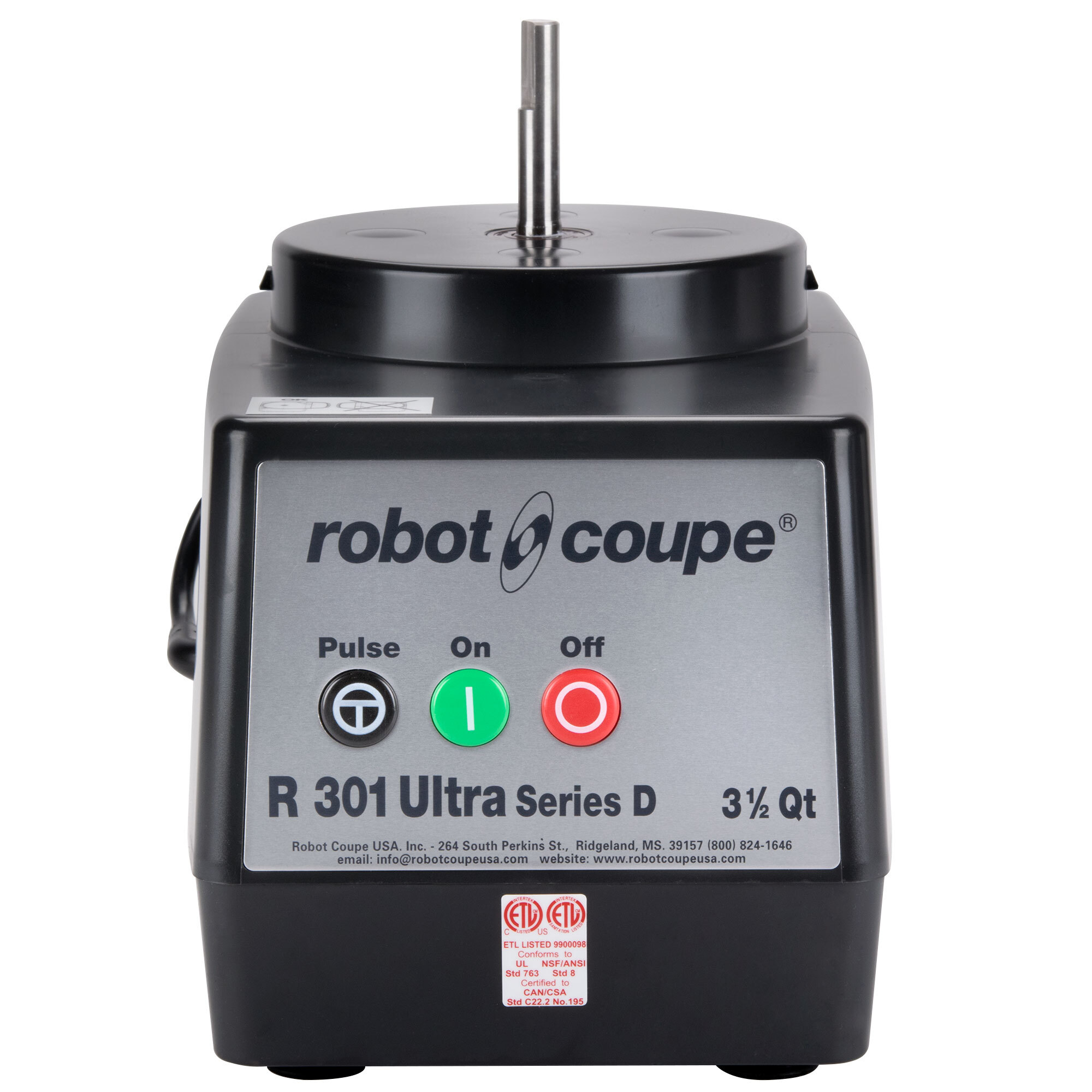 Robot Coupe R301 Ultra B Food Processor with 3.5 Qt. Stainless Steel ...