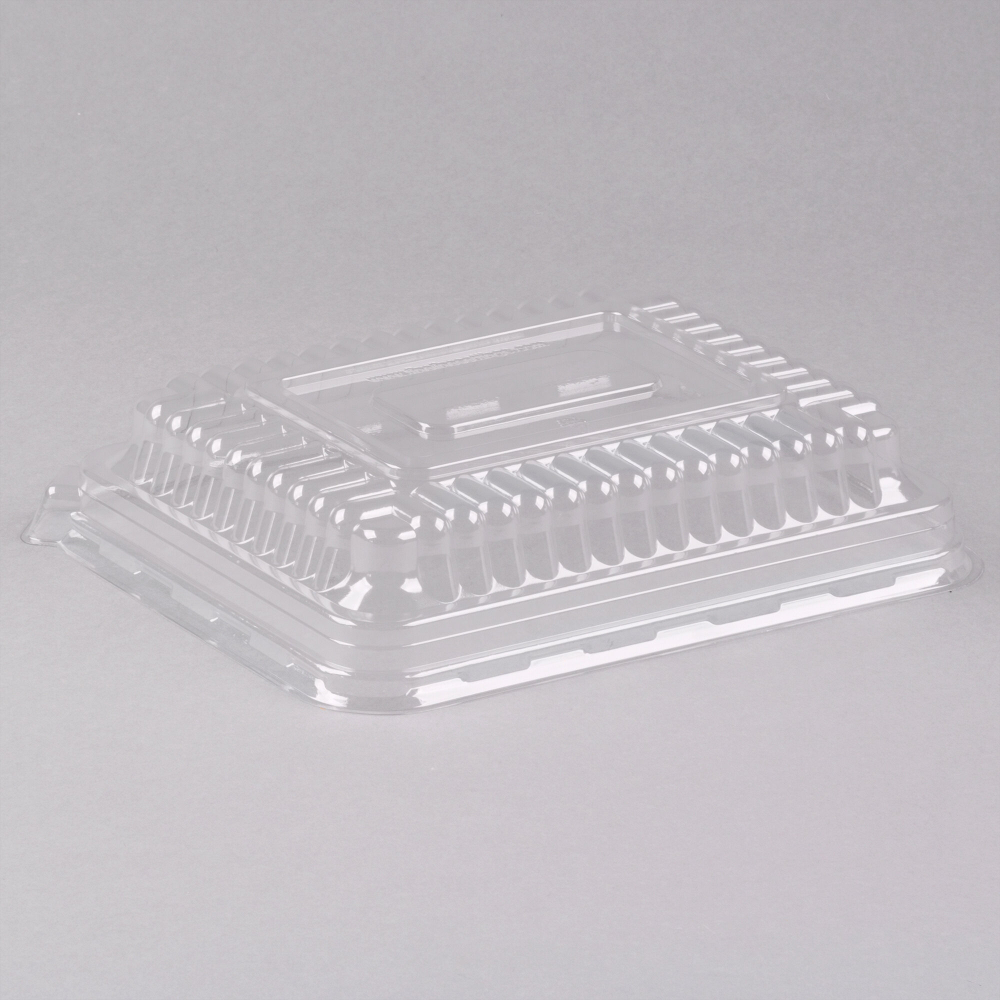 Fineline 9293-L Flairware Clear PET Plastic Serving Tray Dome Tray Lid ...