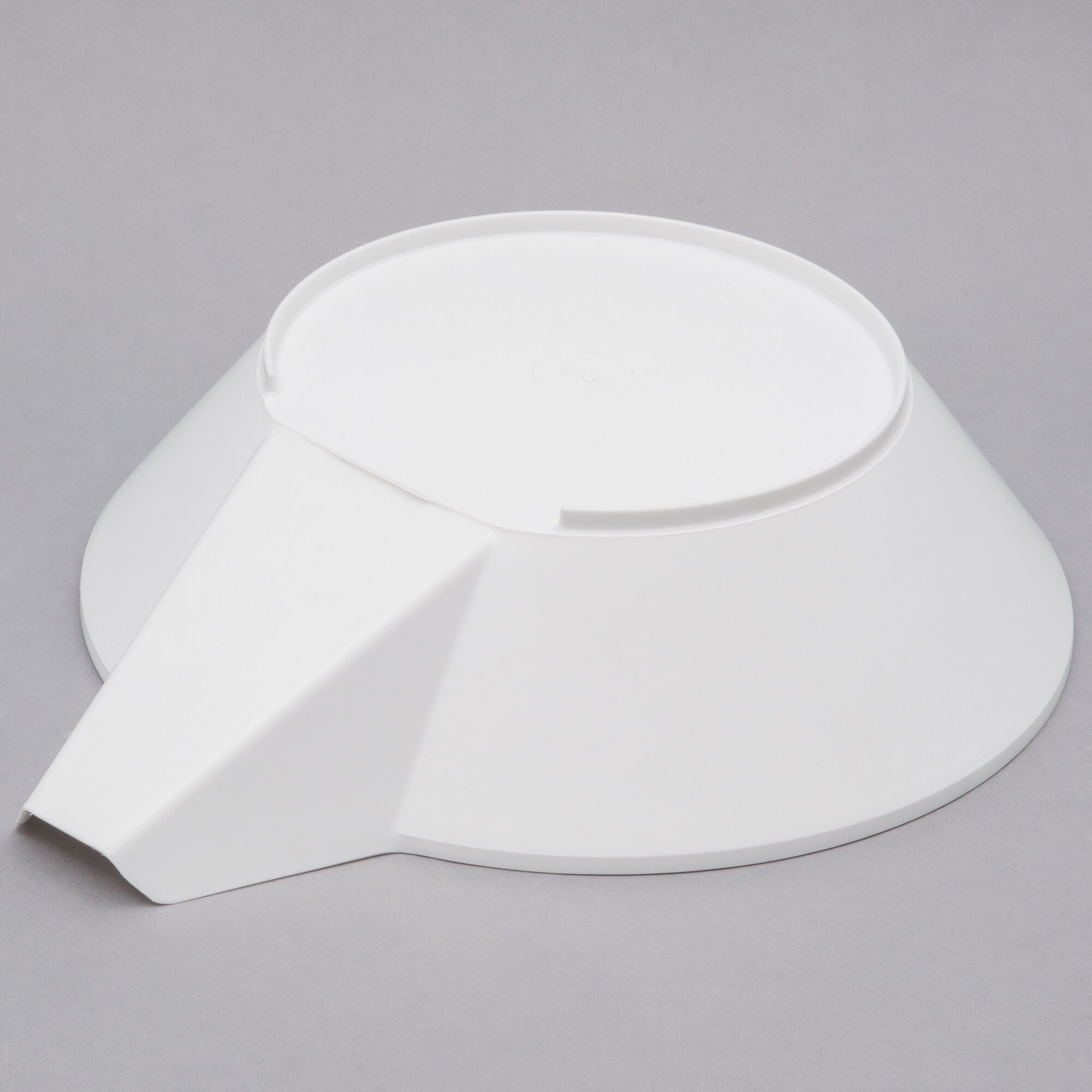 Cardinal Detecto 6100-0001 White Plastic Scale Scoop with Spout