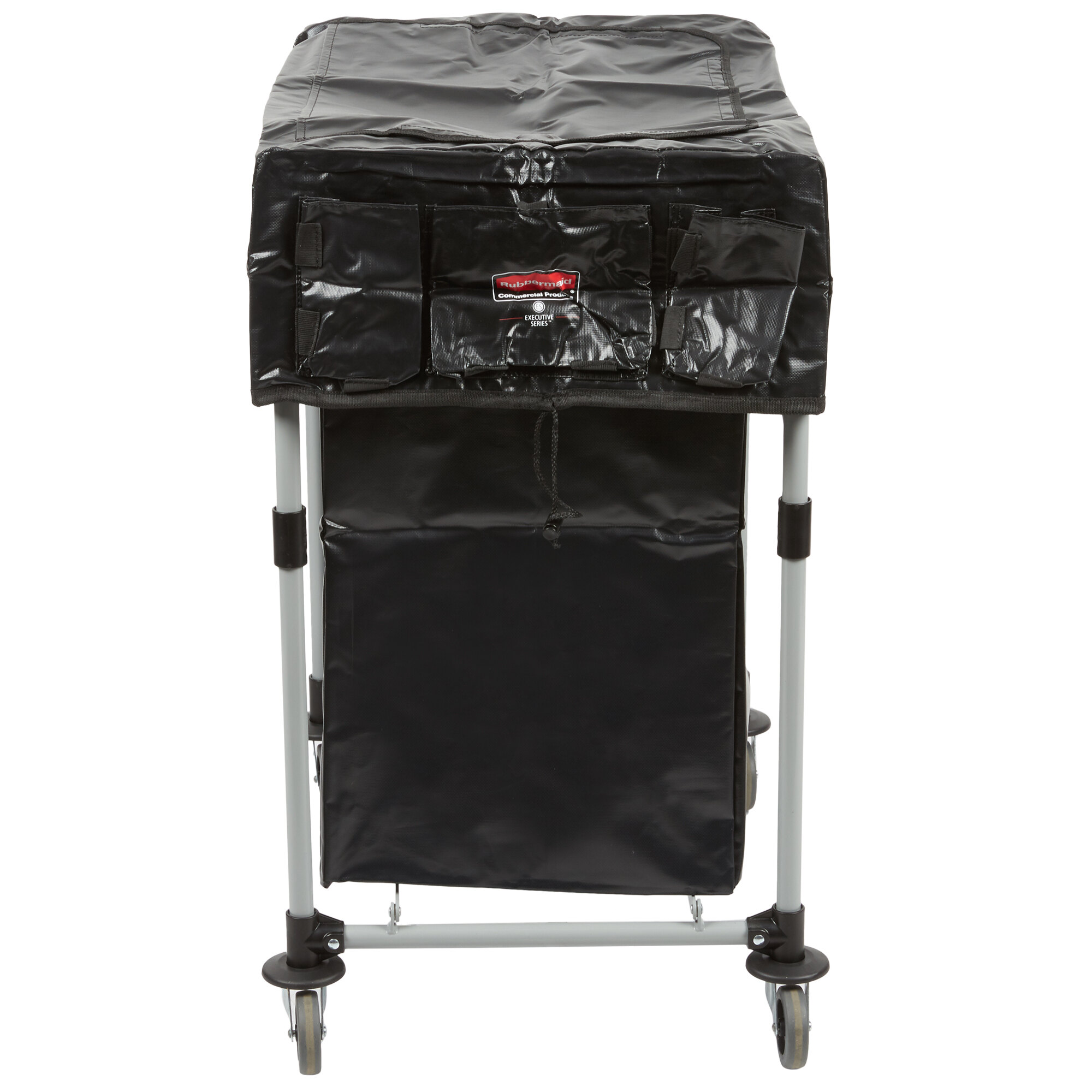 Rubbermaid Laundry Cart, 4 Bushel Collapsible X-Cart with Black Cover