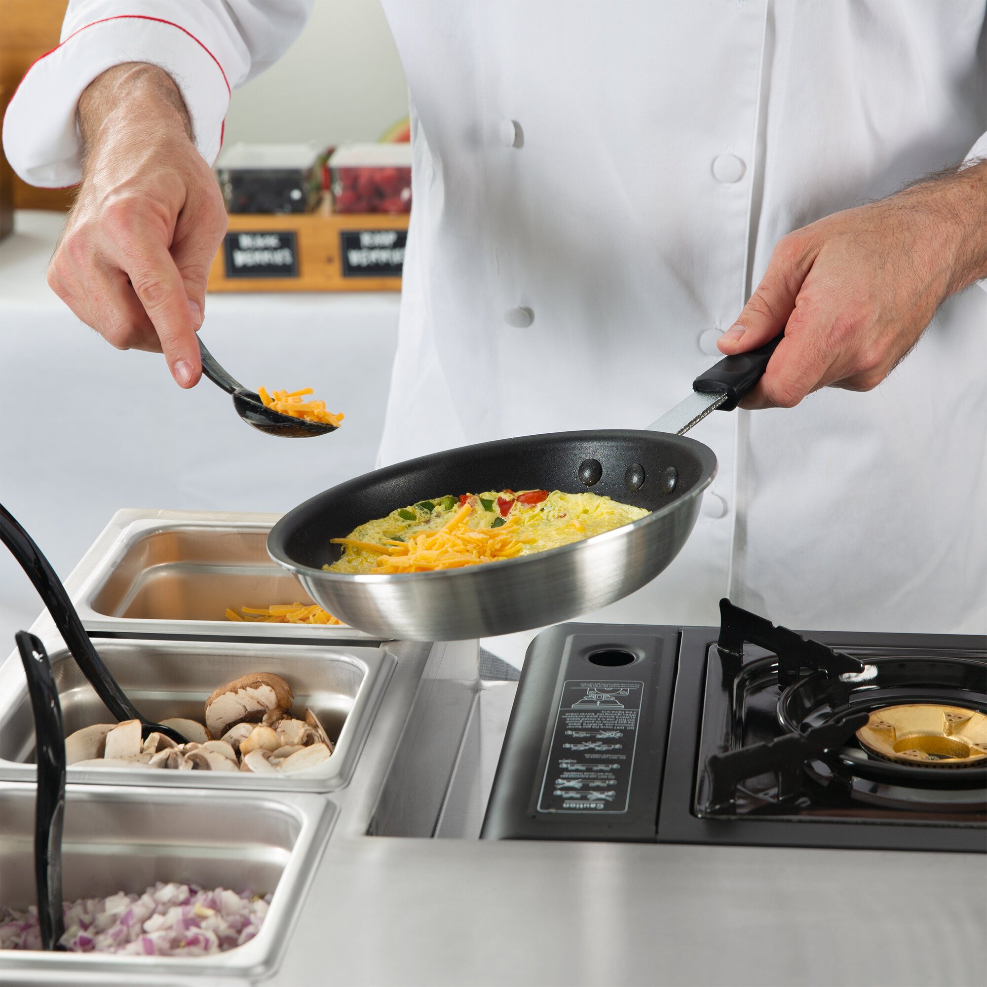 Choice 45-Piece Butane Made-to-Order Omelet / Pasta Station