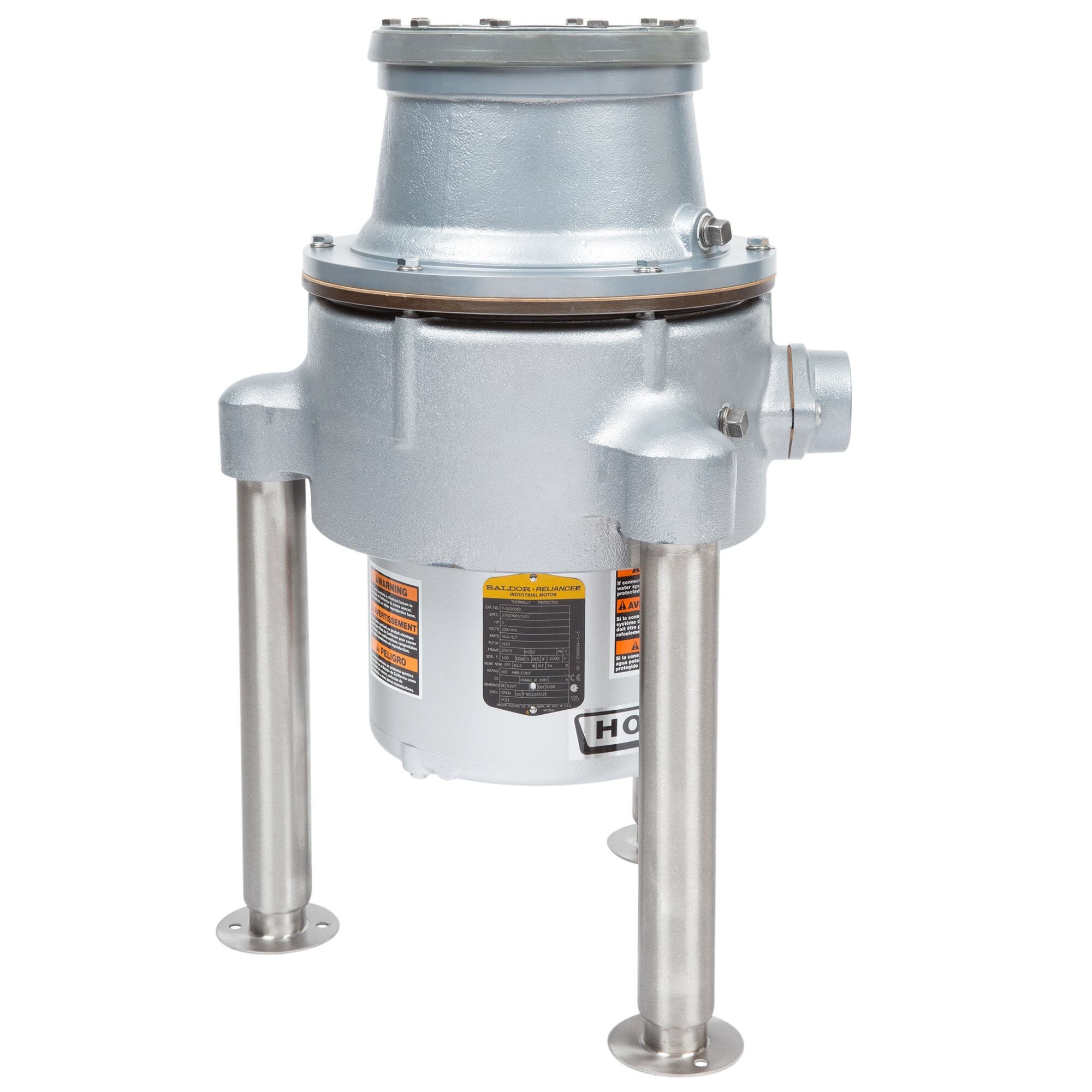 Hobart FD4/500-1 Commercial Garbage Disposer - 5 hp, 208-230/460V