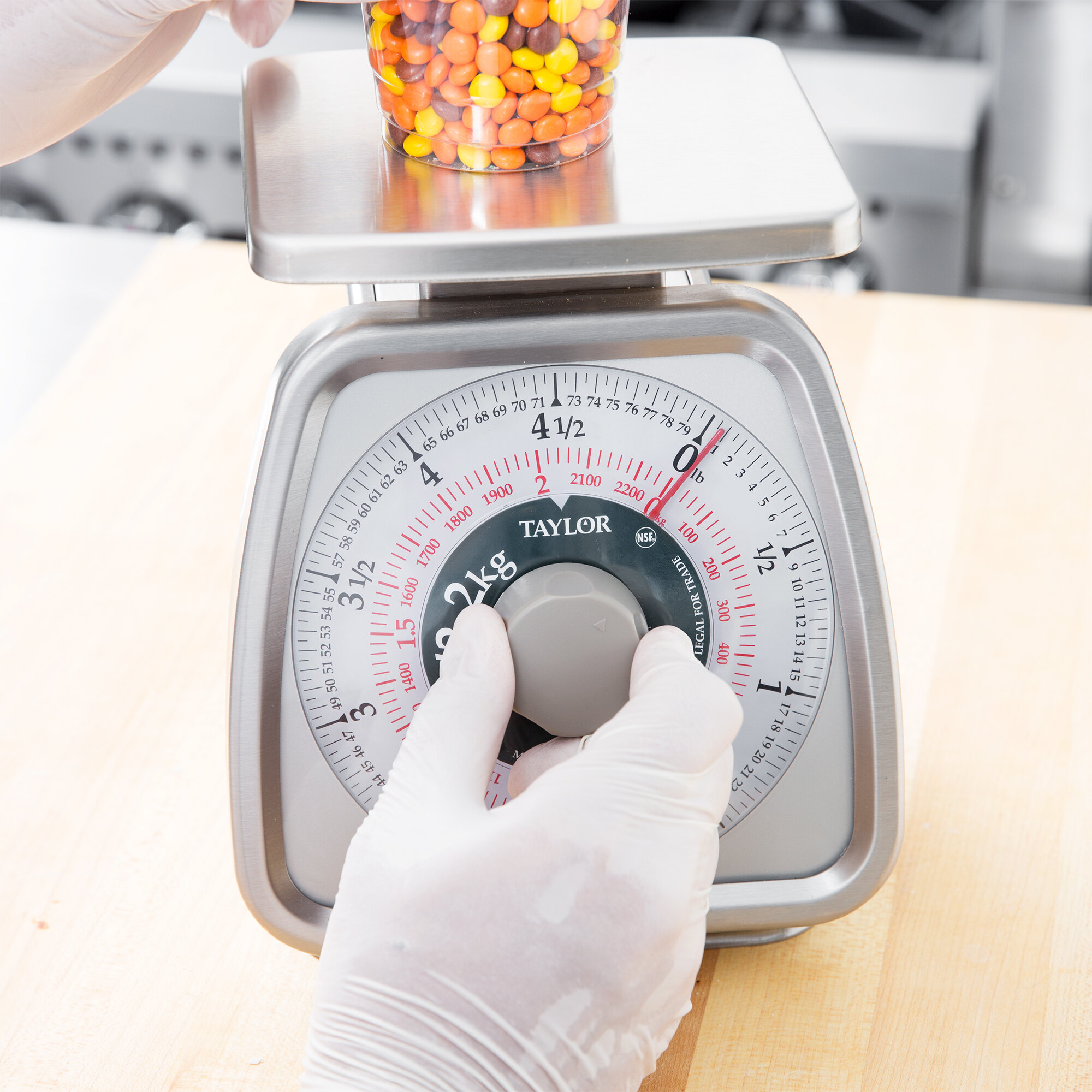 Taylor TS5 5 lb. Mechanical Portion Control Scale