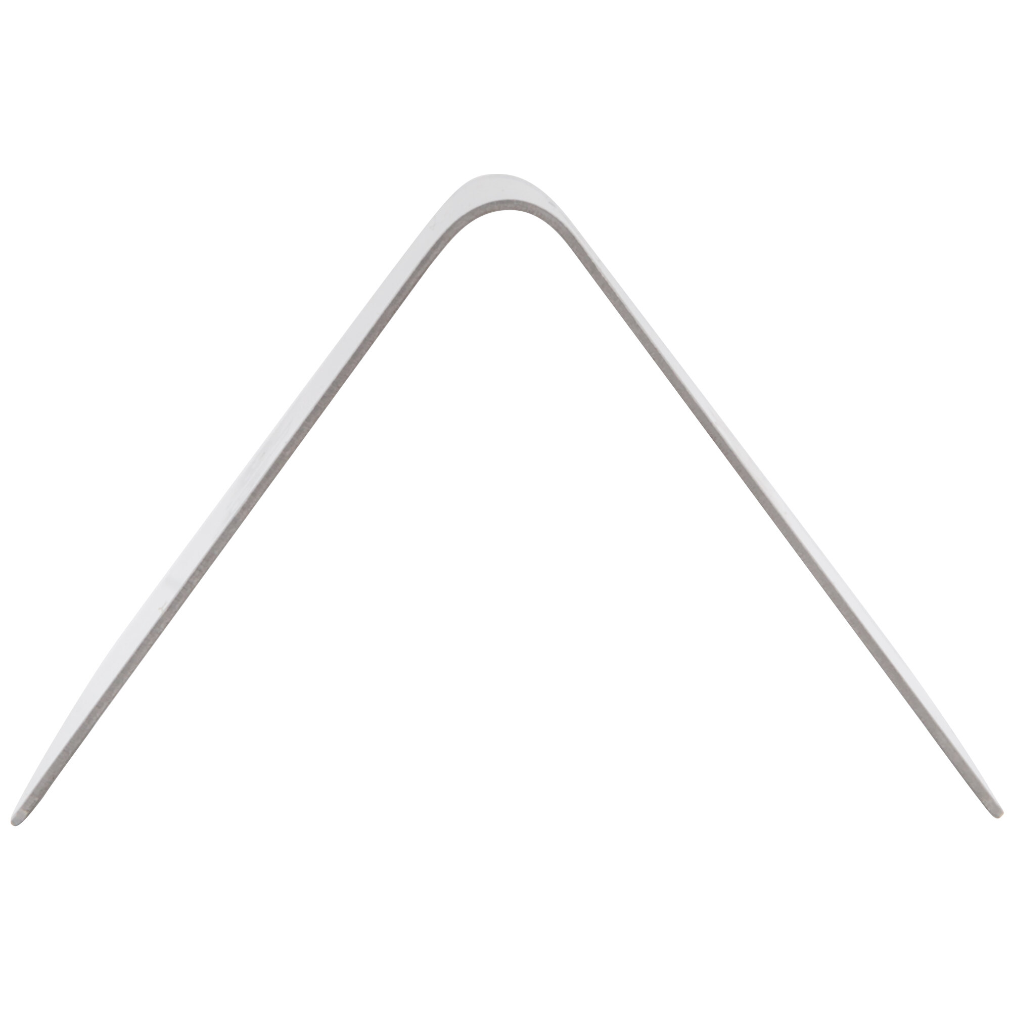 Tablecraft B1 2 1/2" x 2" Stainless Steel "Coffee" Tent Sign