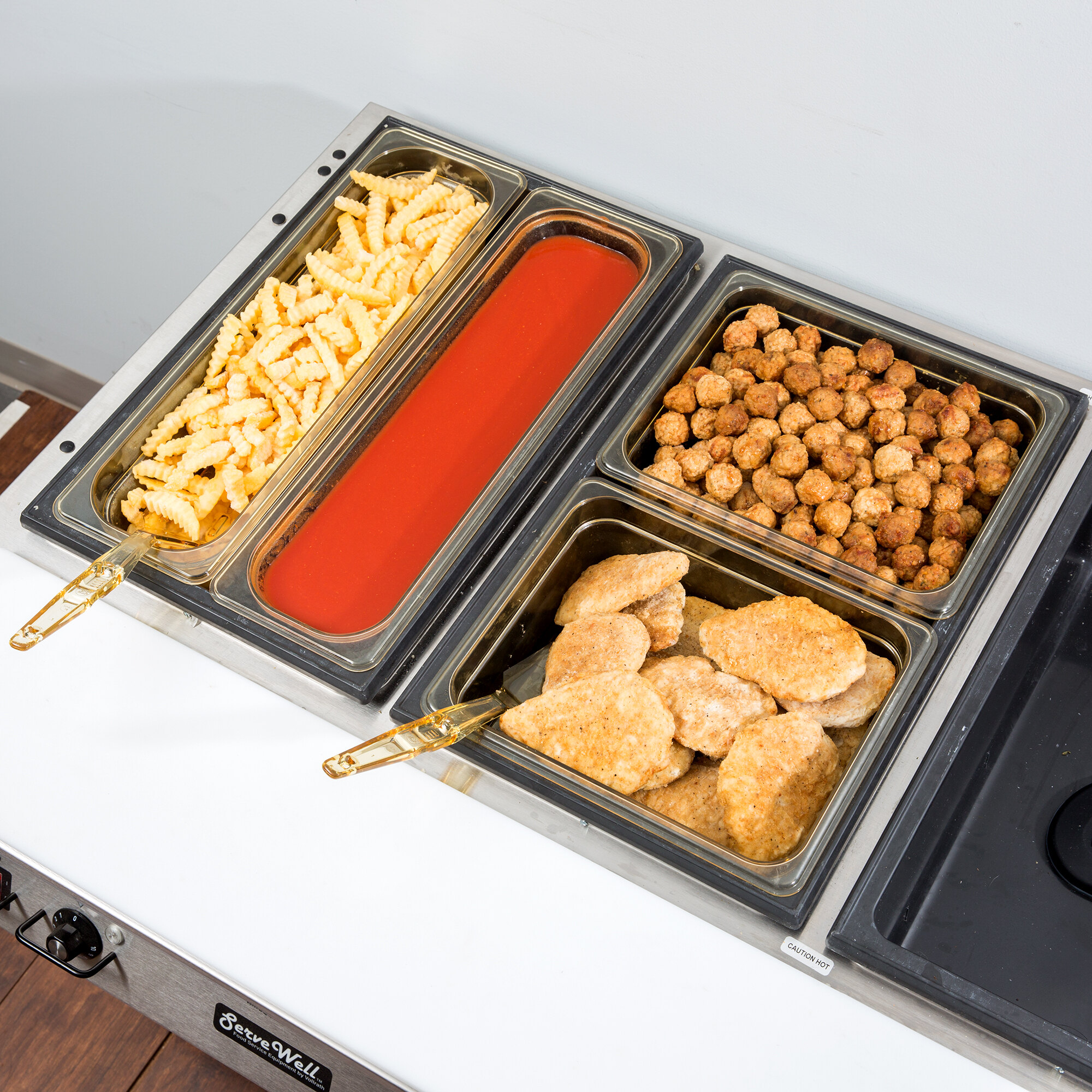 Cambro 24LPHP150 H-Pan™ 1/2 Size Long Amber High Heat Plastic Food Pan ...