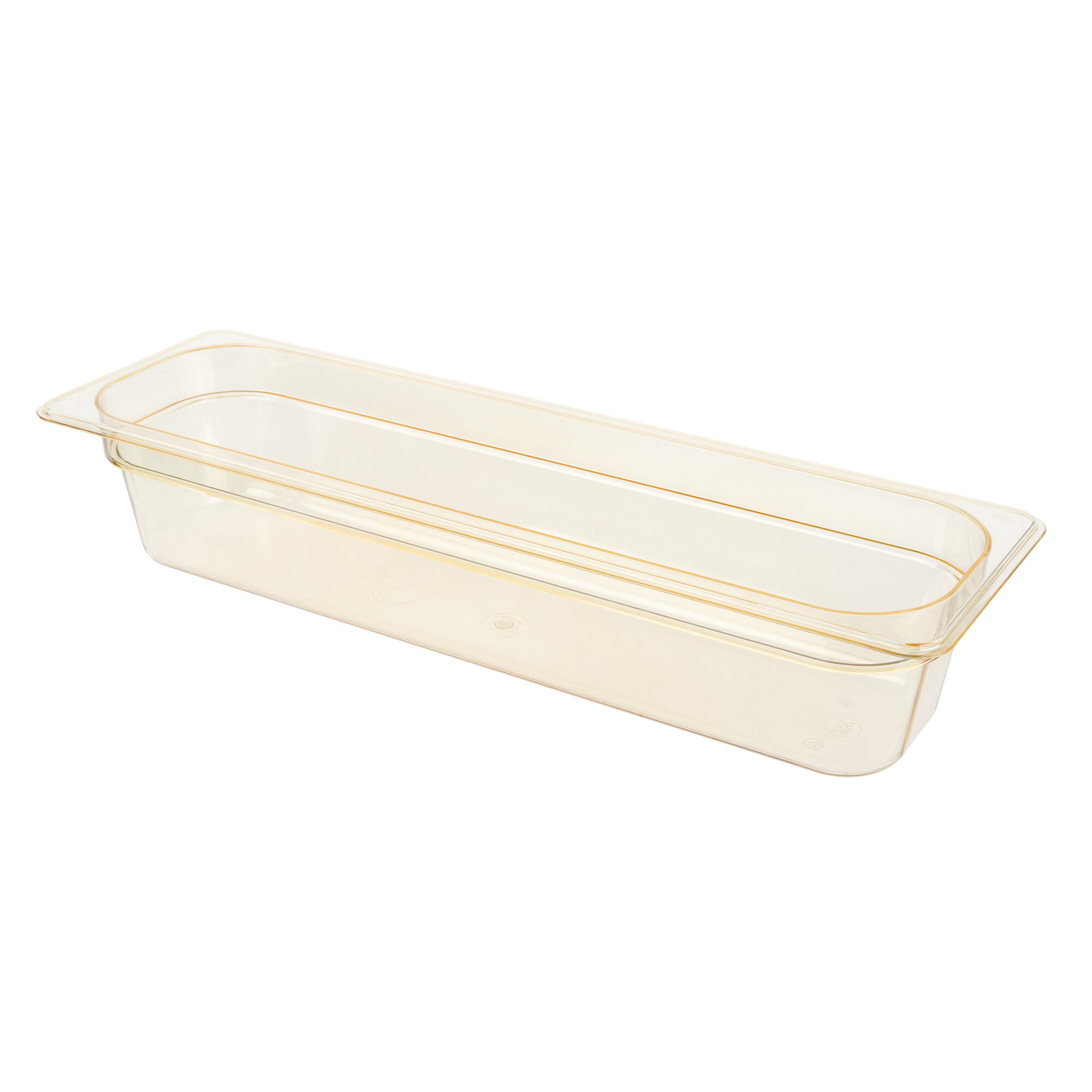 Cambro 24LPHP150 H-Pan™ 1/2 Size Long Amber High Heat Plastic Food Pan ...