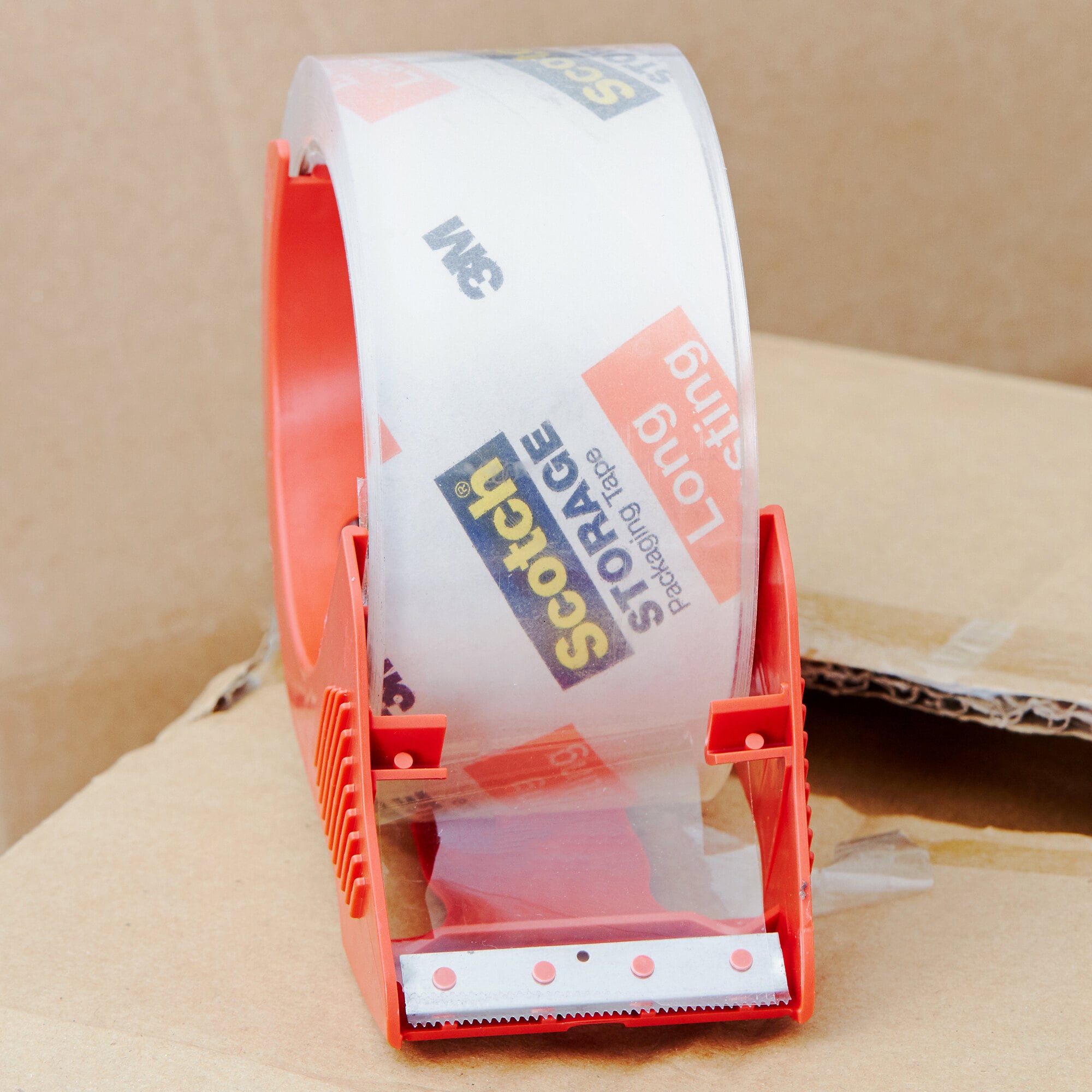 3M 3650-RD Scotch® 1 7/8" x 54.6 Yards Clear Long-Lasting Moving and ...
