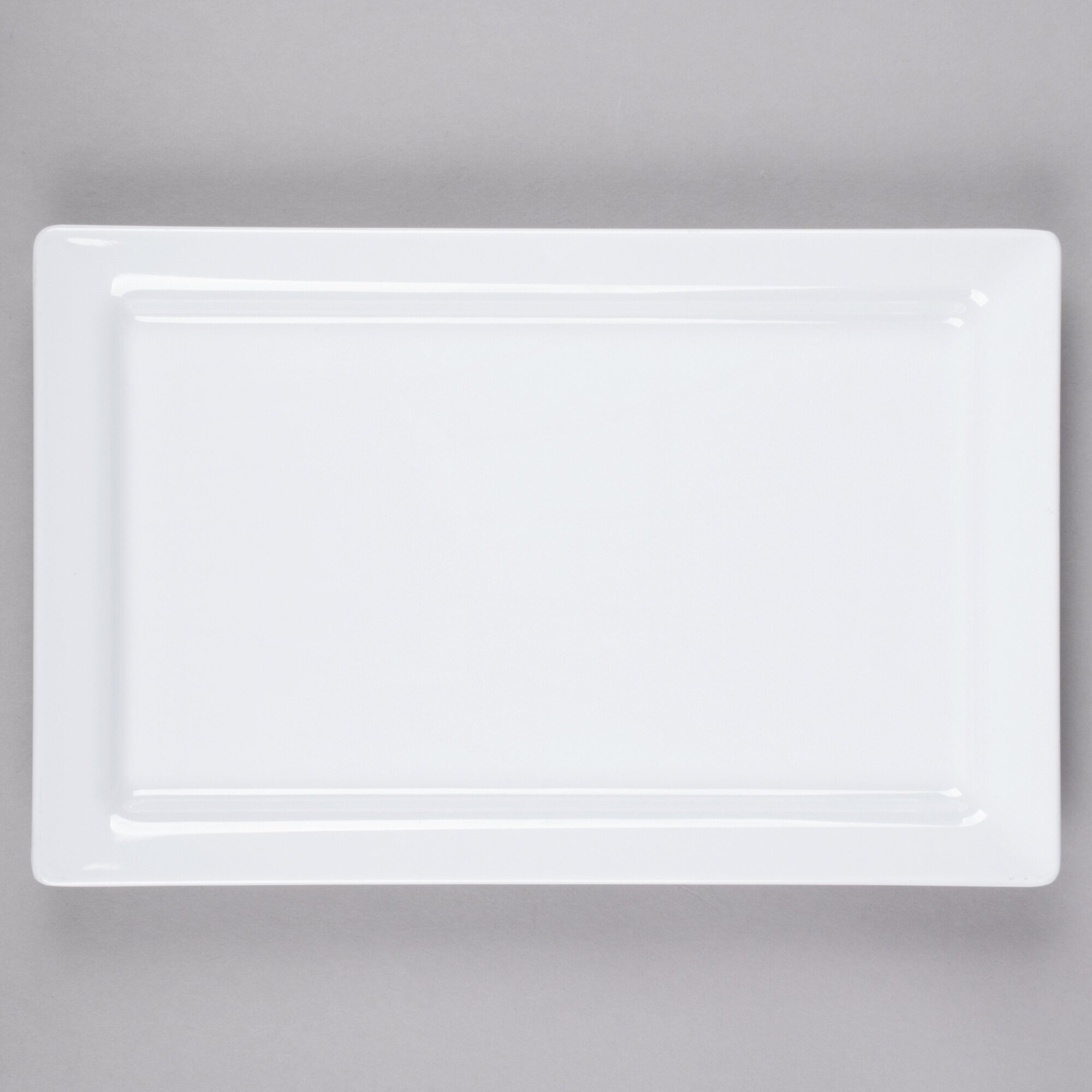 Elite Global Solutions M8131RC Vogue 13" x 8 3/8" White Rectangular ...