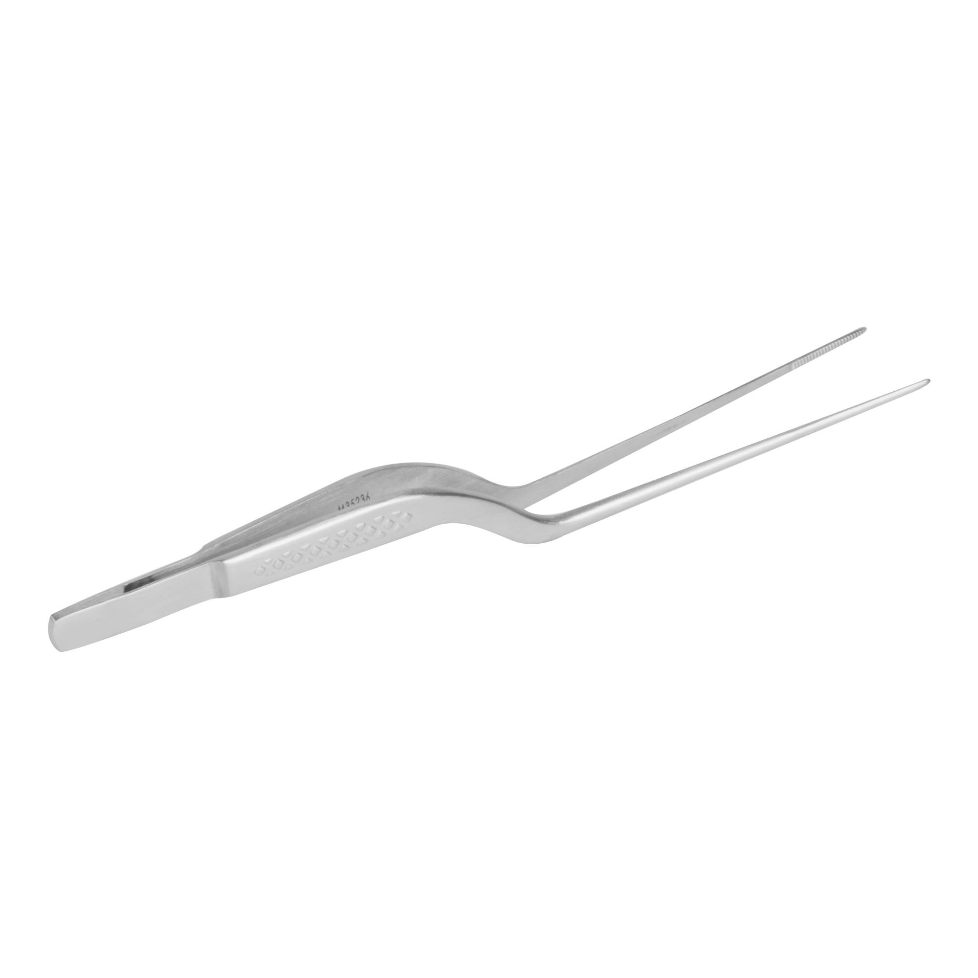 Mercer Culinary M35236 Precision Plus 6 1/2" Offset Plating Tongs