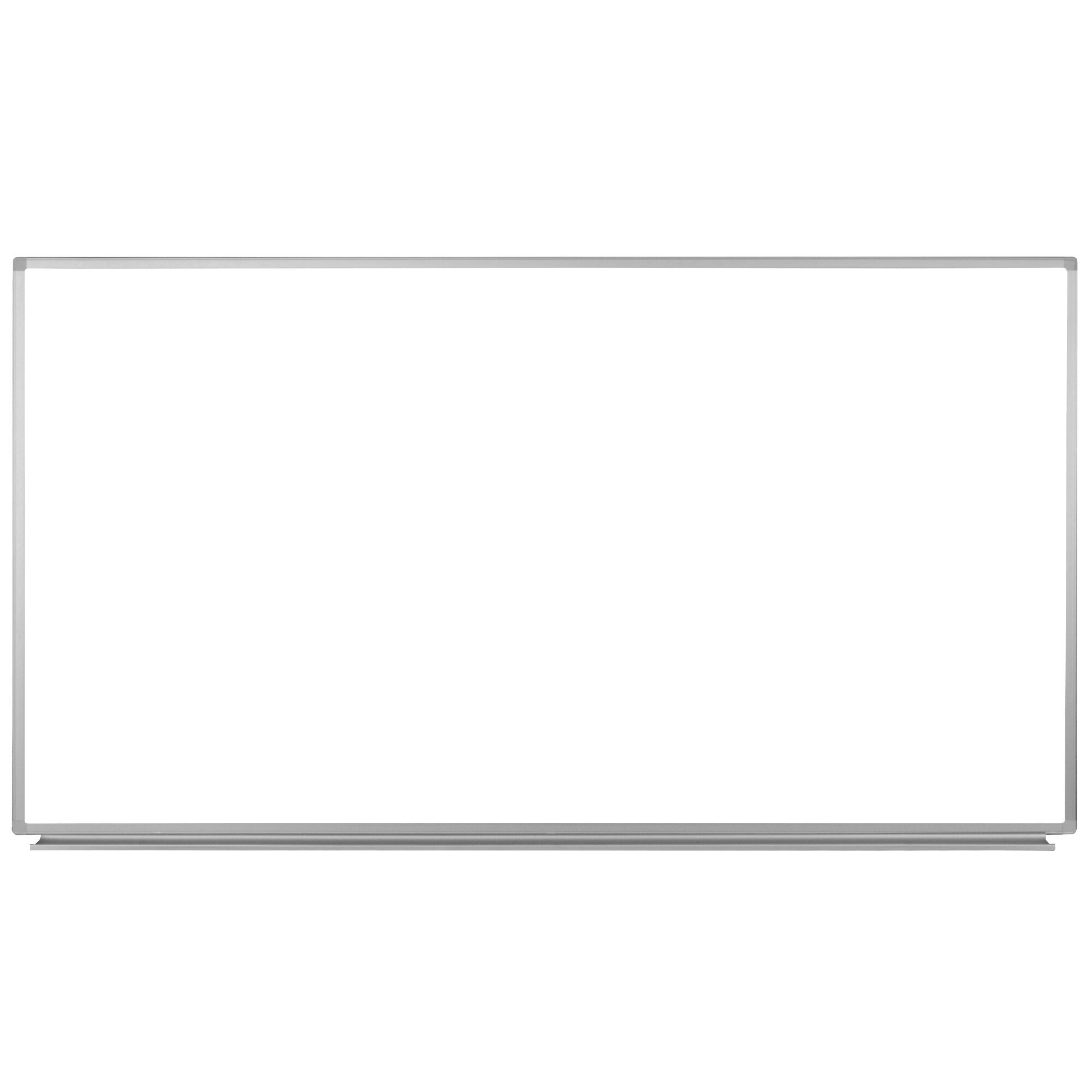 Luxor WB6040W 60" x 40" Wall-Mounted Magnetic Whiteboard with Aluminum ...