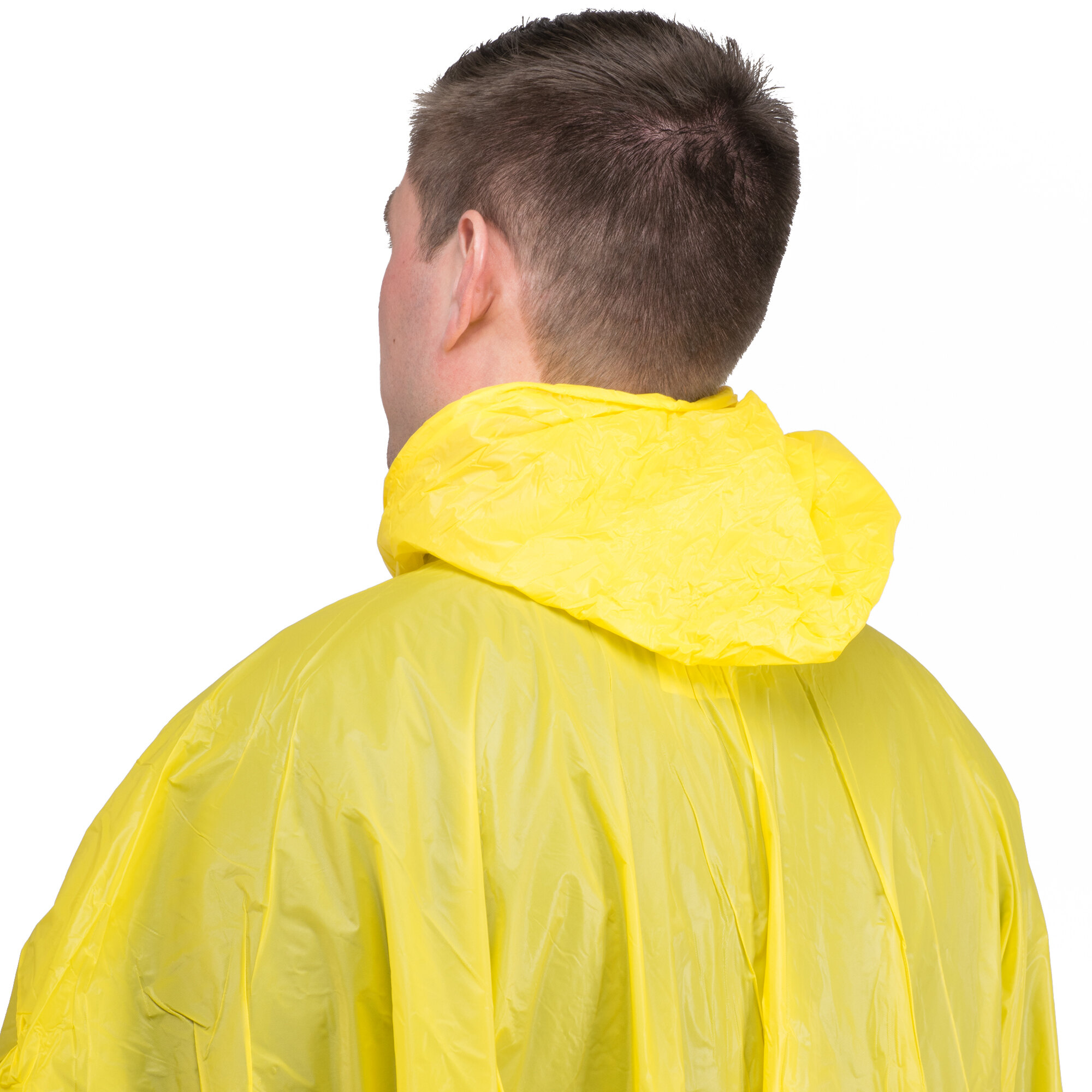 Yellow Economy Rain Poncho - 52" x 80"