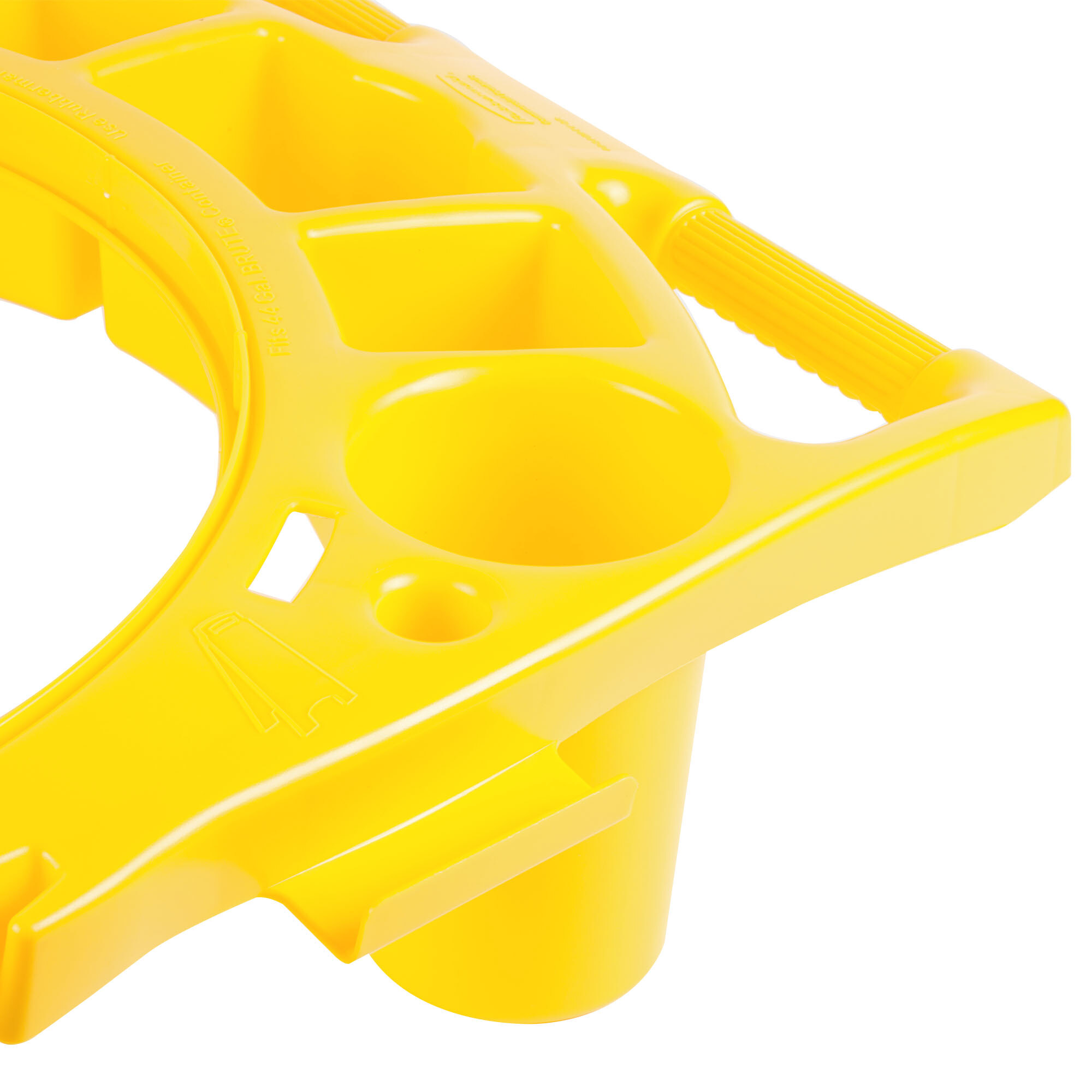 Rubbermaid FG9W8700YEL Brute 44 Gallon Yellow Rim Caddy