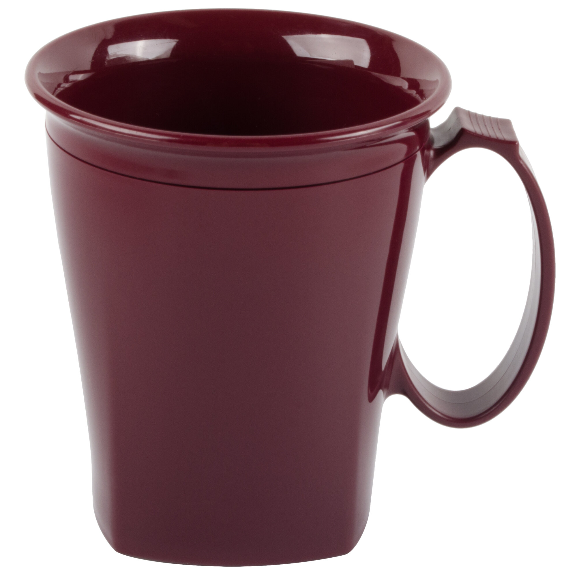 Cambro MDSHM8487 Harbor Collection 8 oz. Cranberry Insulated Mug - 48/Case